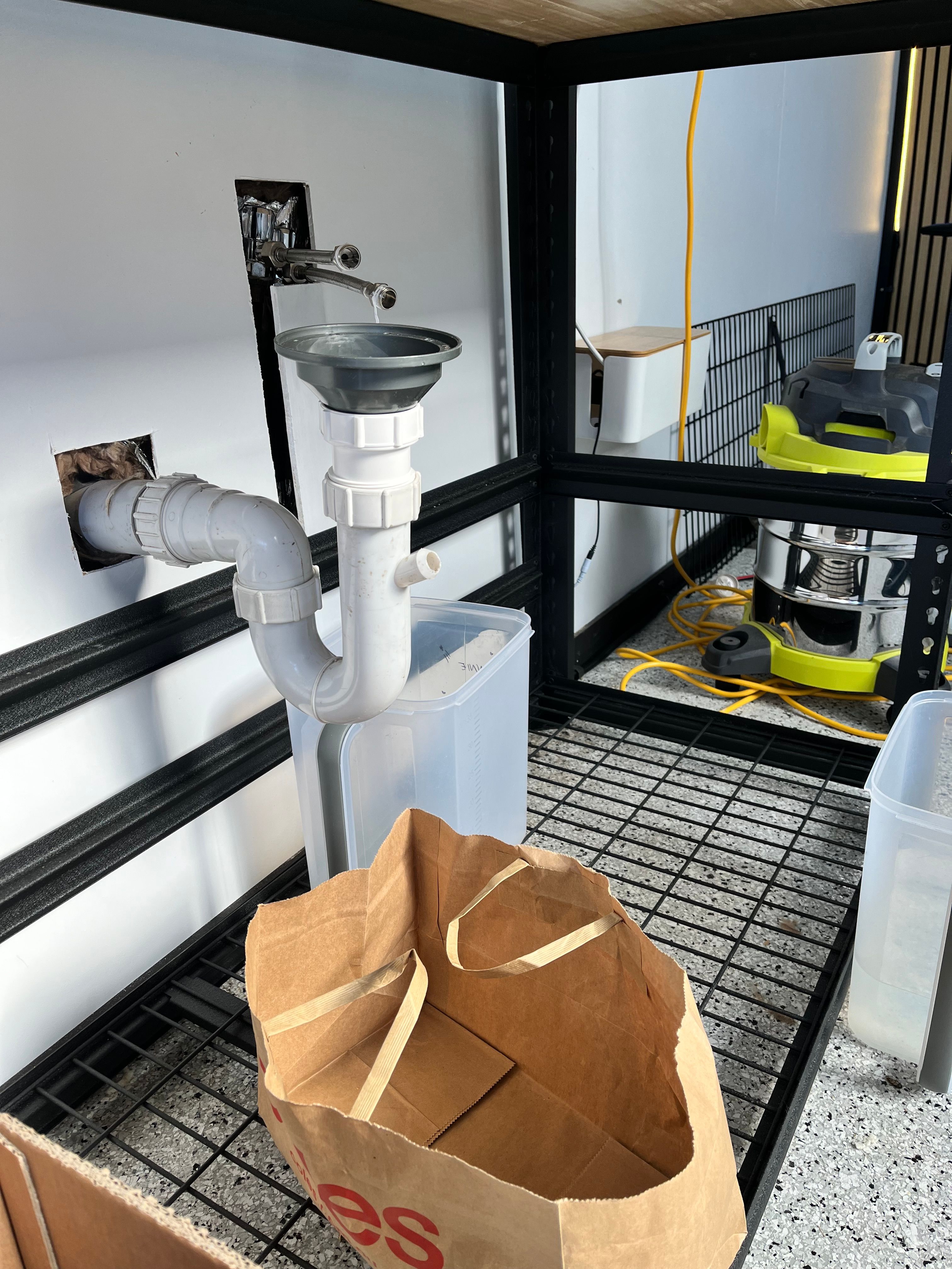 How to connect my sink to a PVC flexible... | Bunnings Workshop community