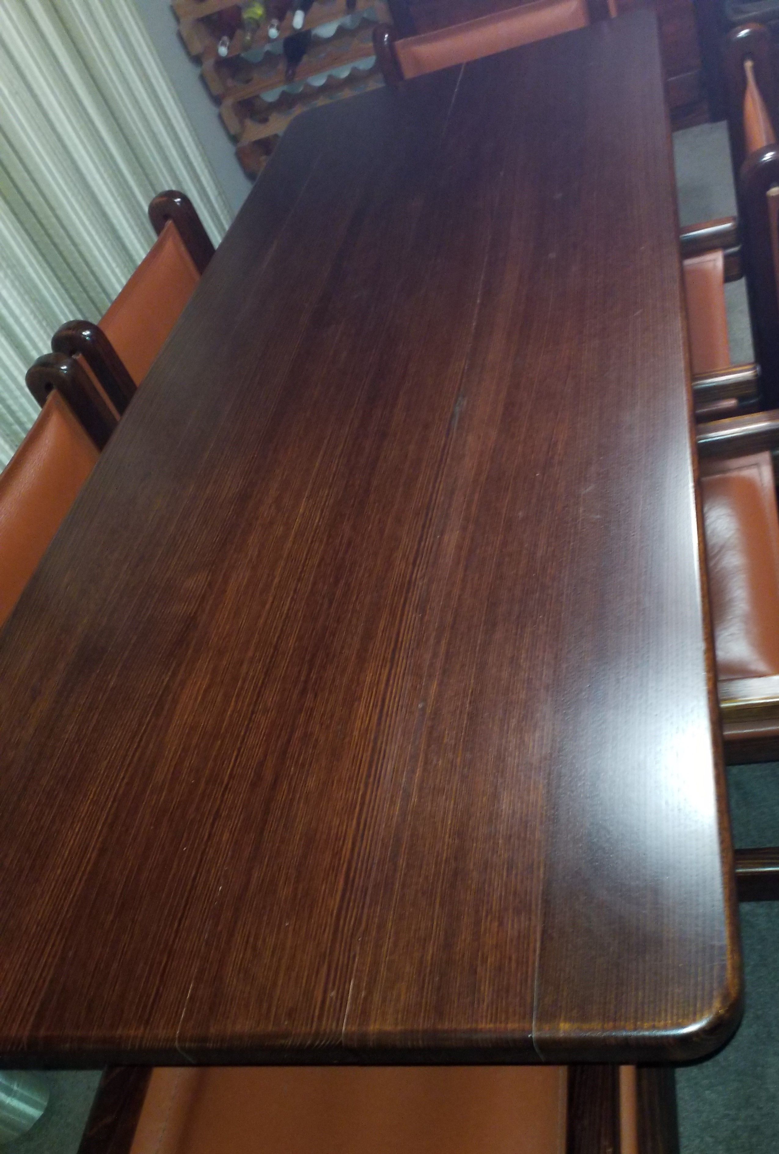 How to fix thin split in timber table? | Bunnings Workshop community