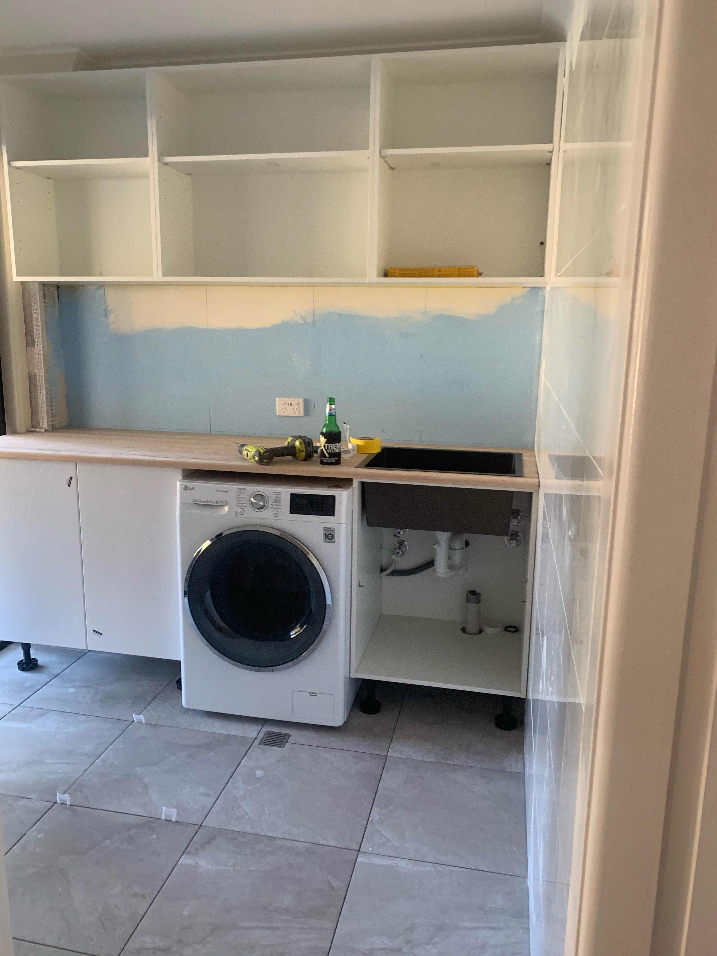 Laundry makeover with Kaboodle cabinetry | Bunnings Workshop community