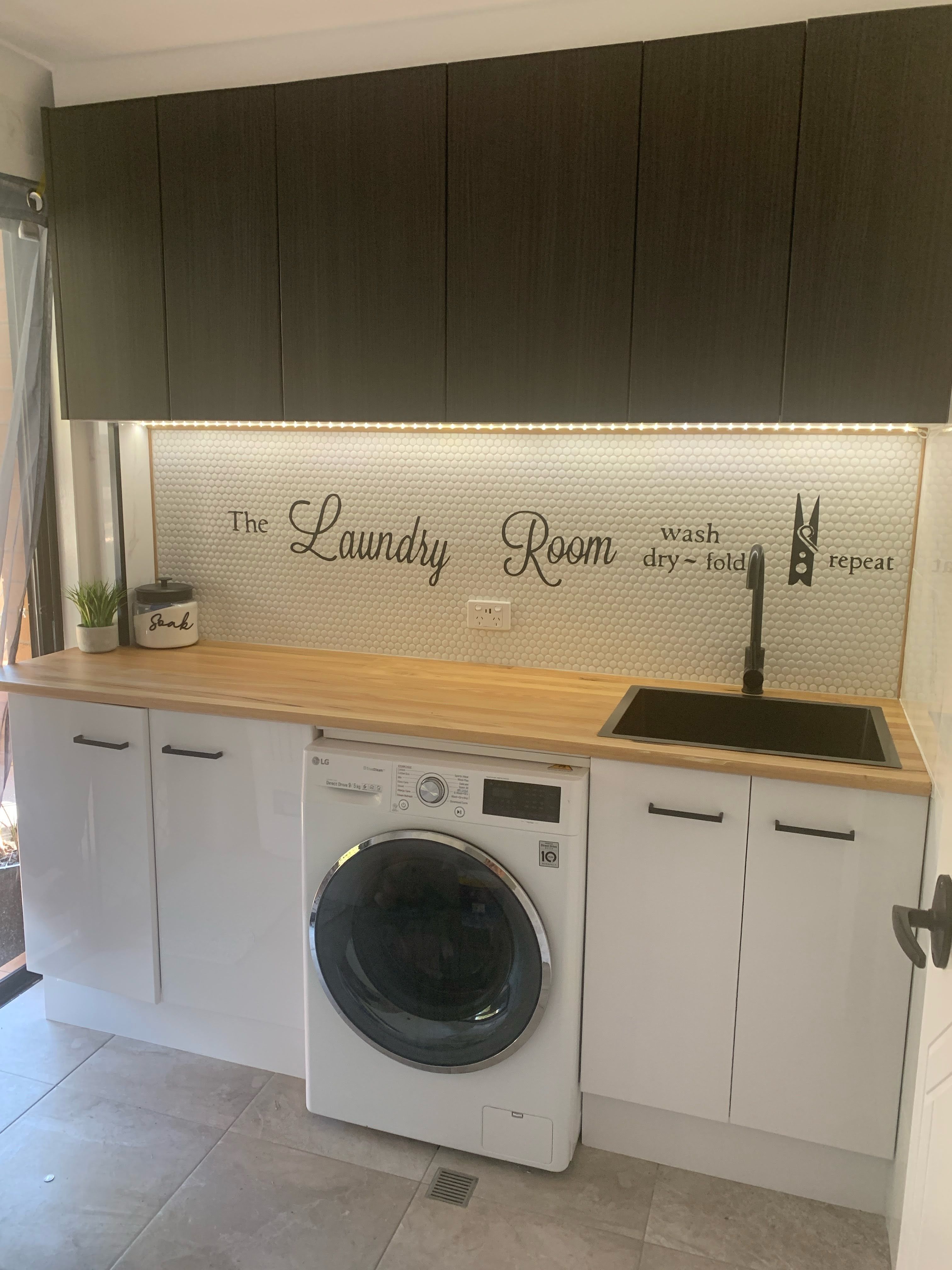 Laundry makeover with Kaboodle cabinetry | Bunnings Workshop community