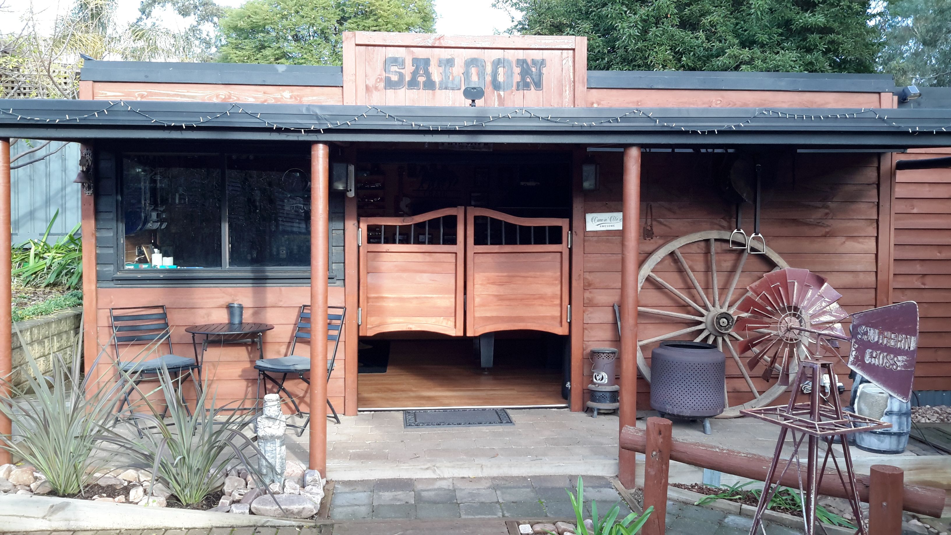 Western saloon created using old shed | Bunnings Workshop community