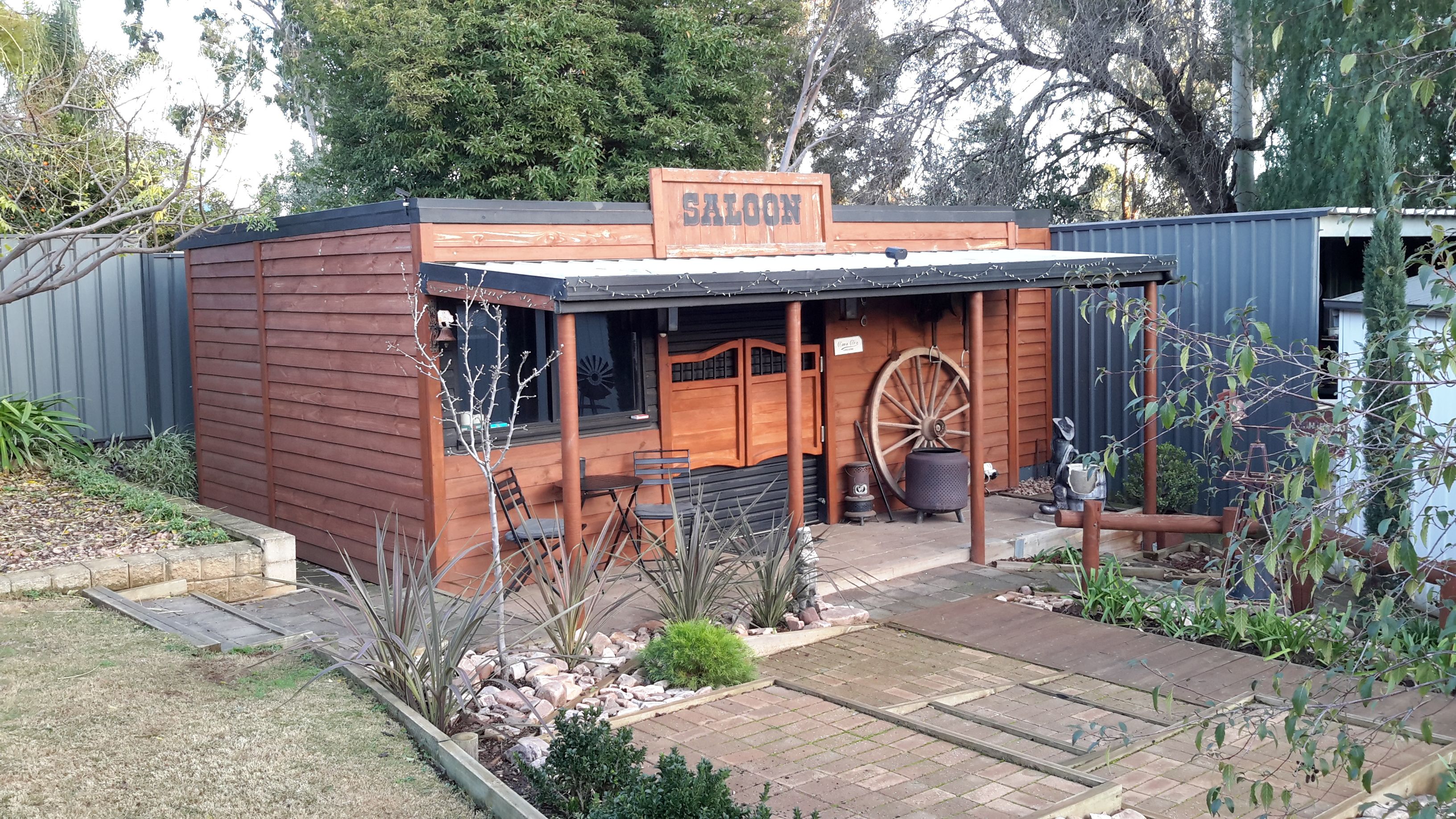 Western saloon created using old shed | Bunnings Workshop community