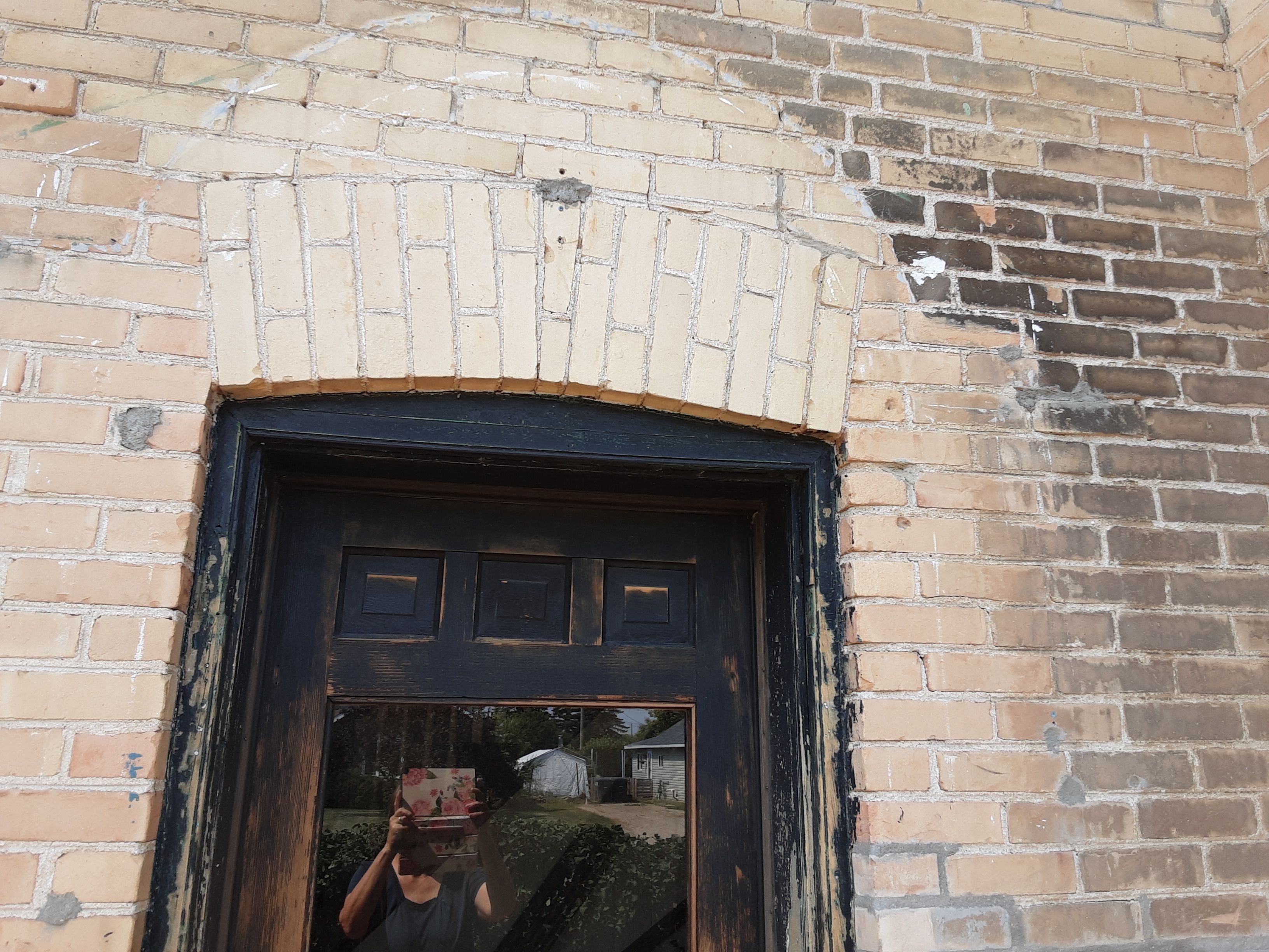 How to hang flying portico to 1905 brick... | Bunnings Workshop community