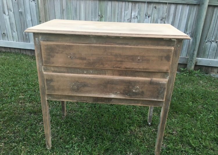 Drawer unit upcycle using wallpaper | Bunnings Workshop community