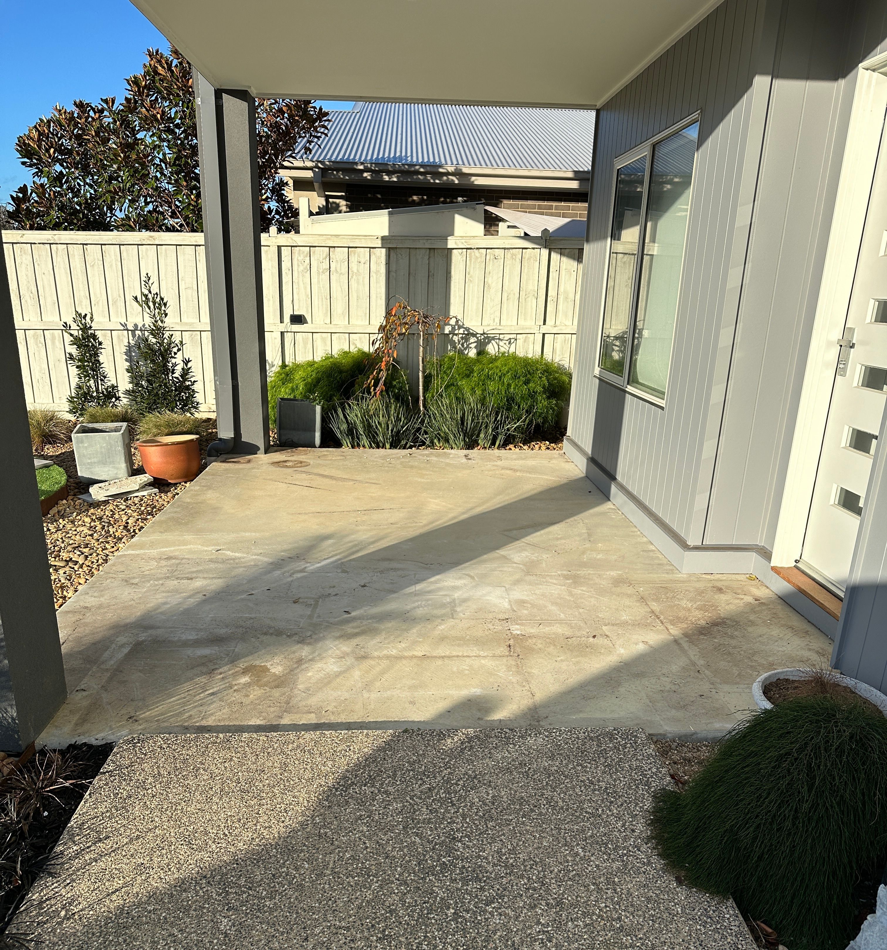 Crazy paving front porch | Bunnings Workshop community