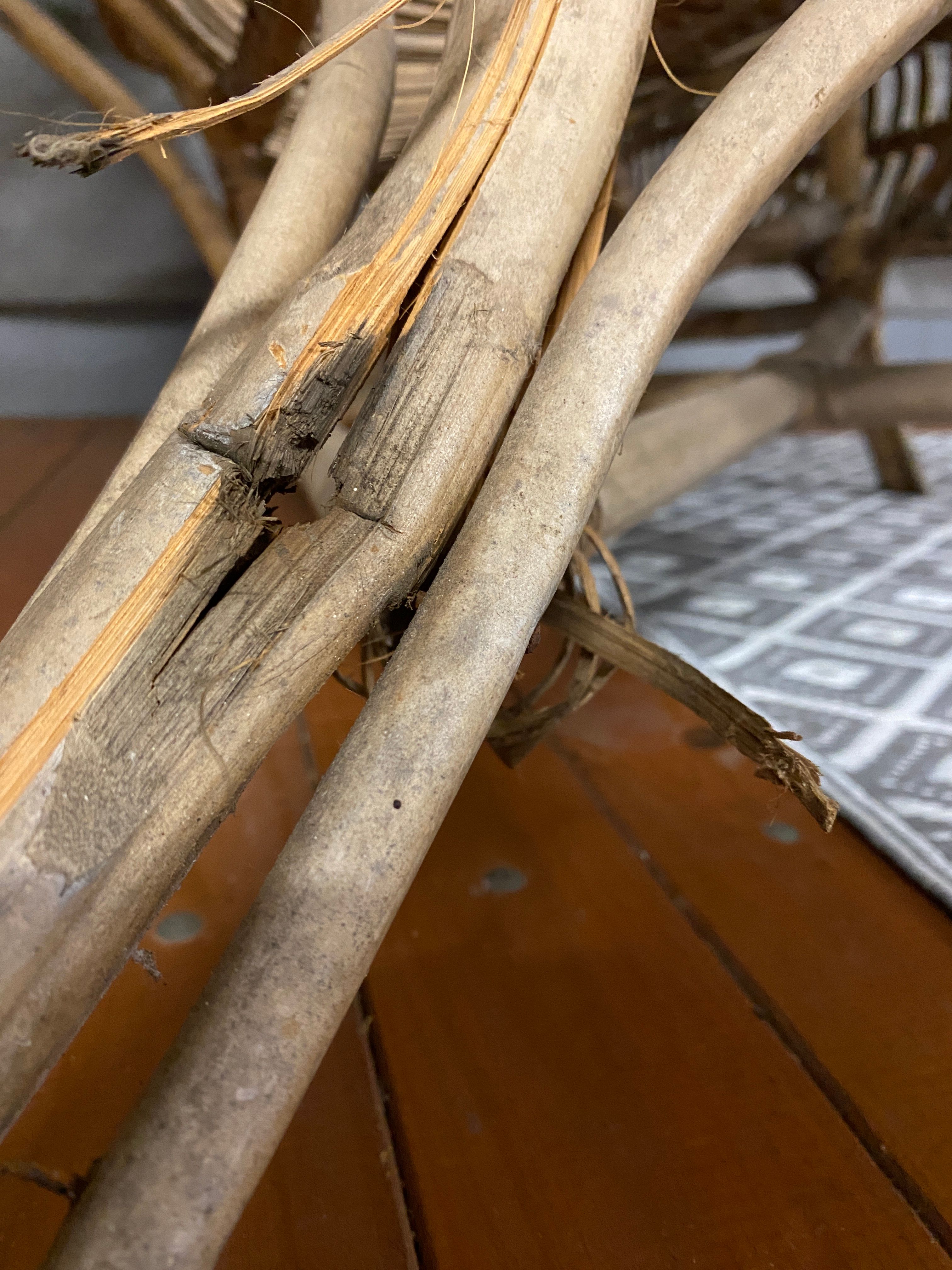 How to repair legs on rattan furniture? | Bunnings Workshop community