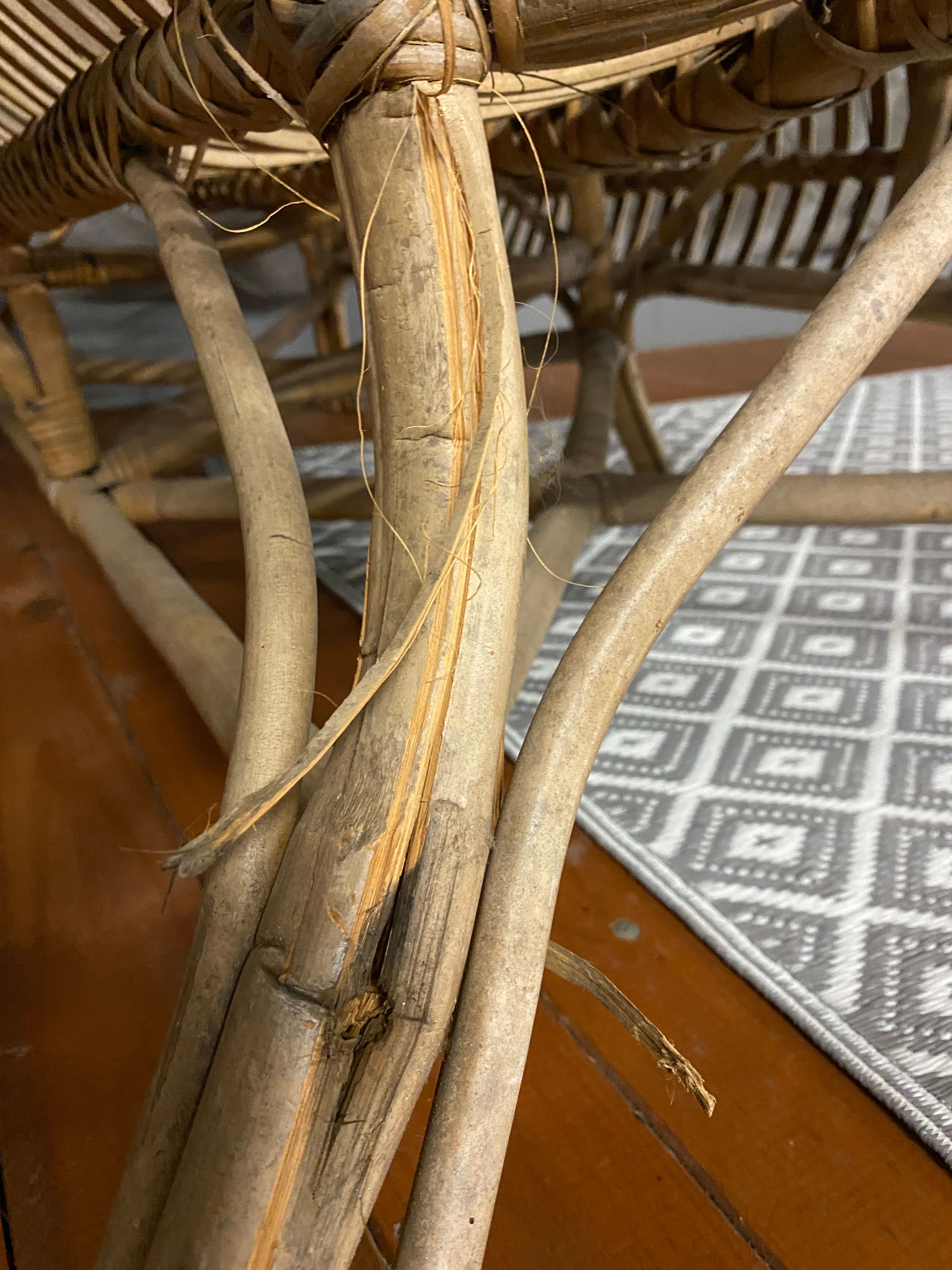 How to repair legs on rattan furniture? | Bunnings Workshop community