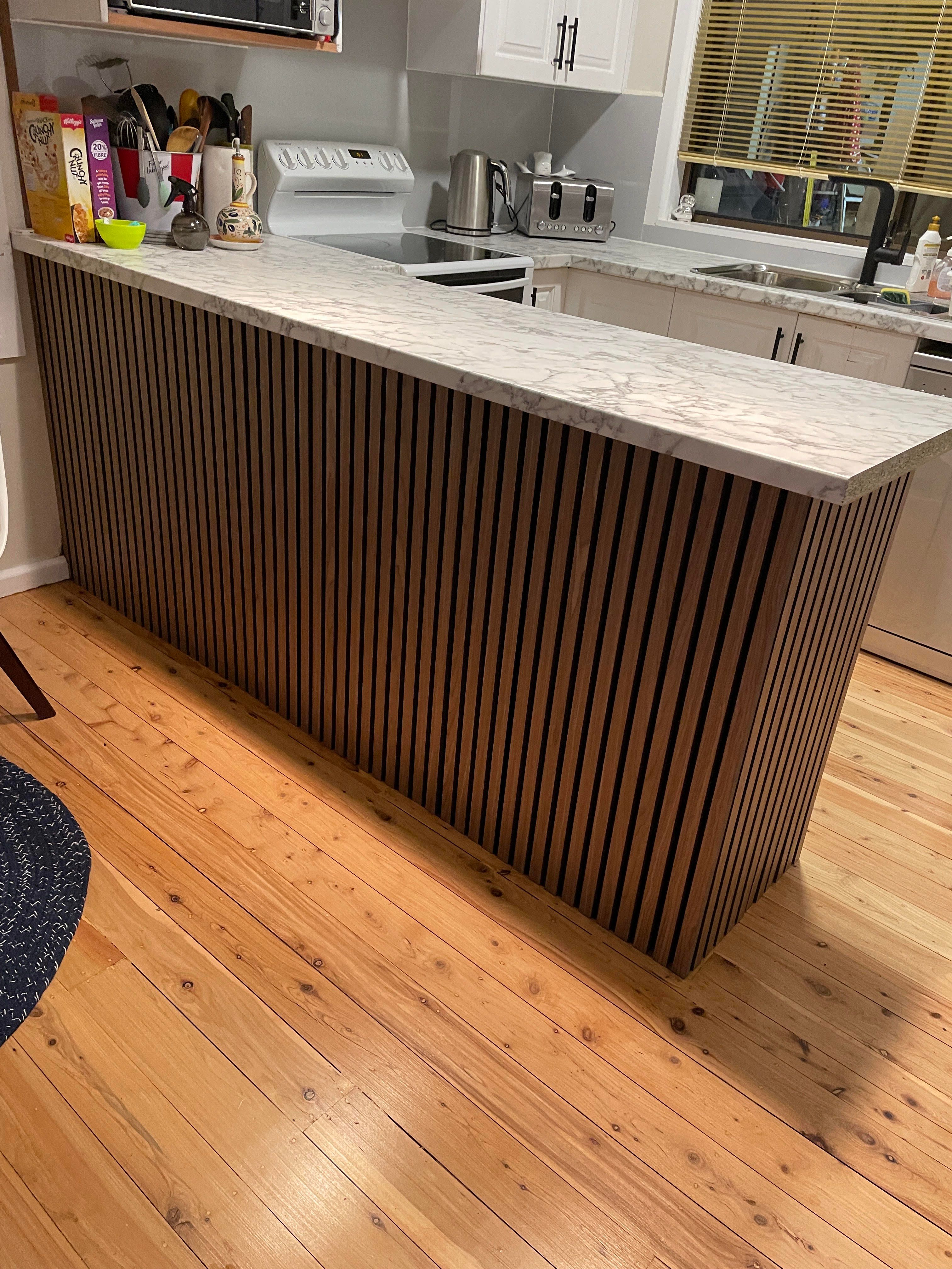 How to finish benchtop and wall edge in ... | Bunnings Workshop community