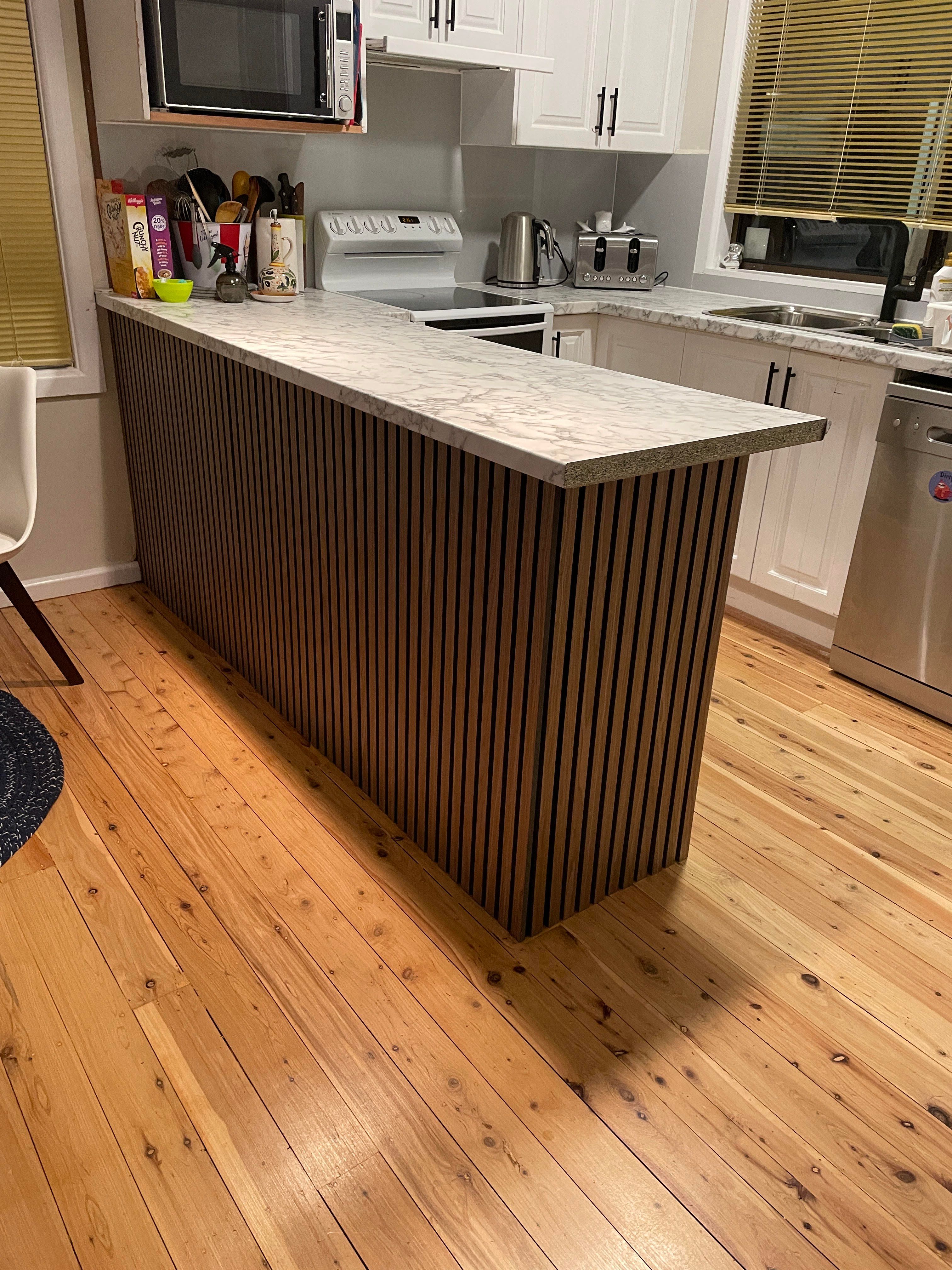 How to finish benchtop and wall edge in ... | Bunnings Workshop community