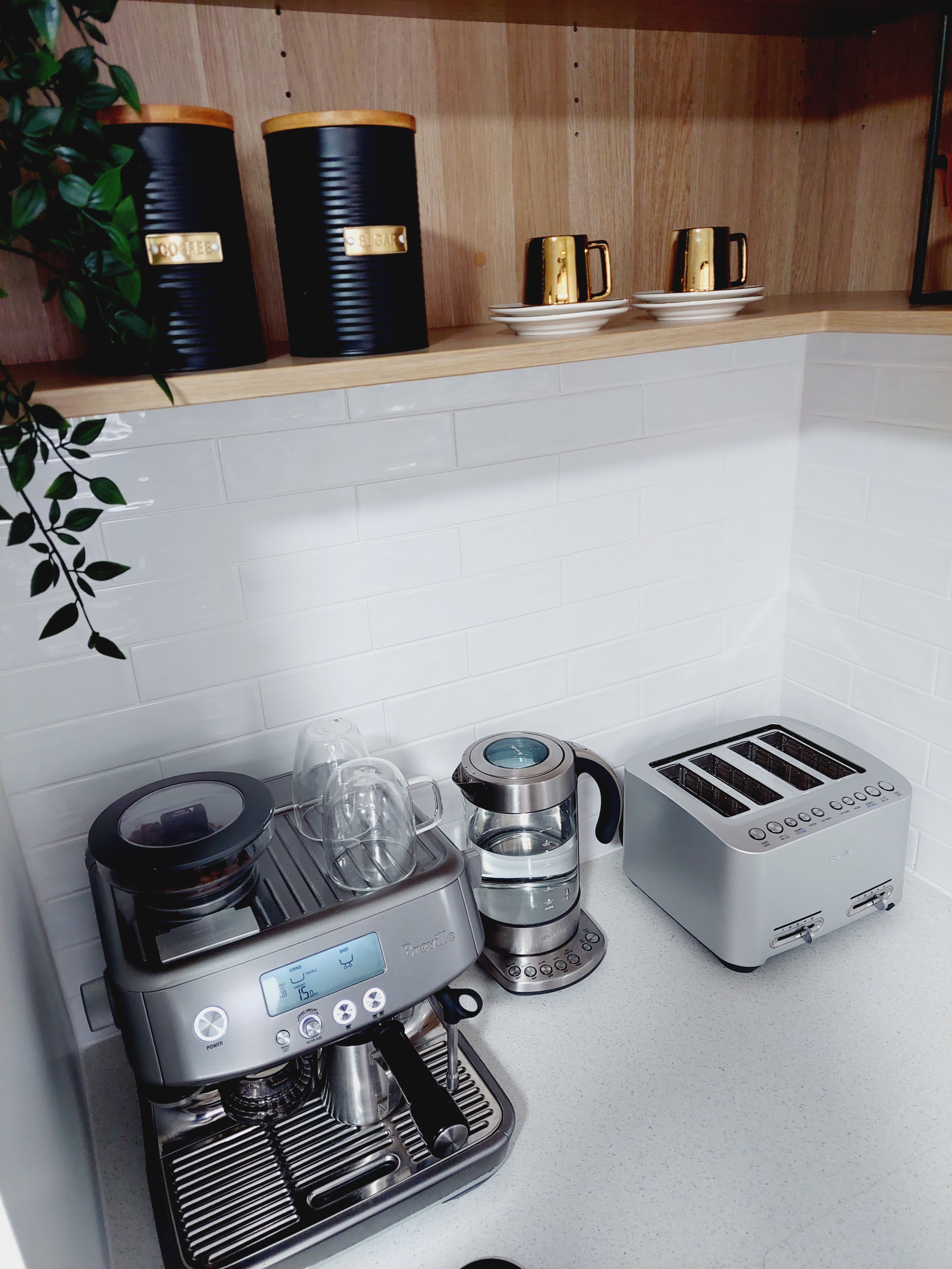 Coffee station using Flexi Storage float... | Bunnings Workshop community
