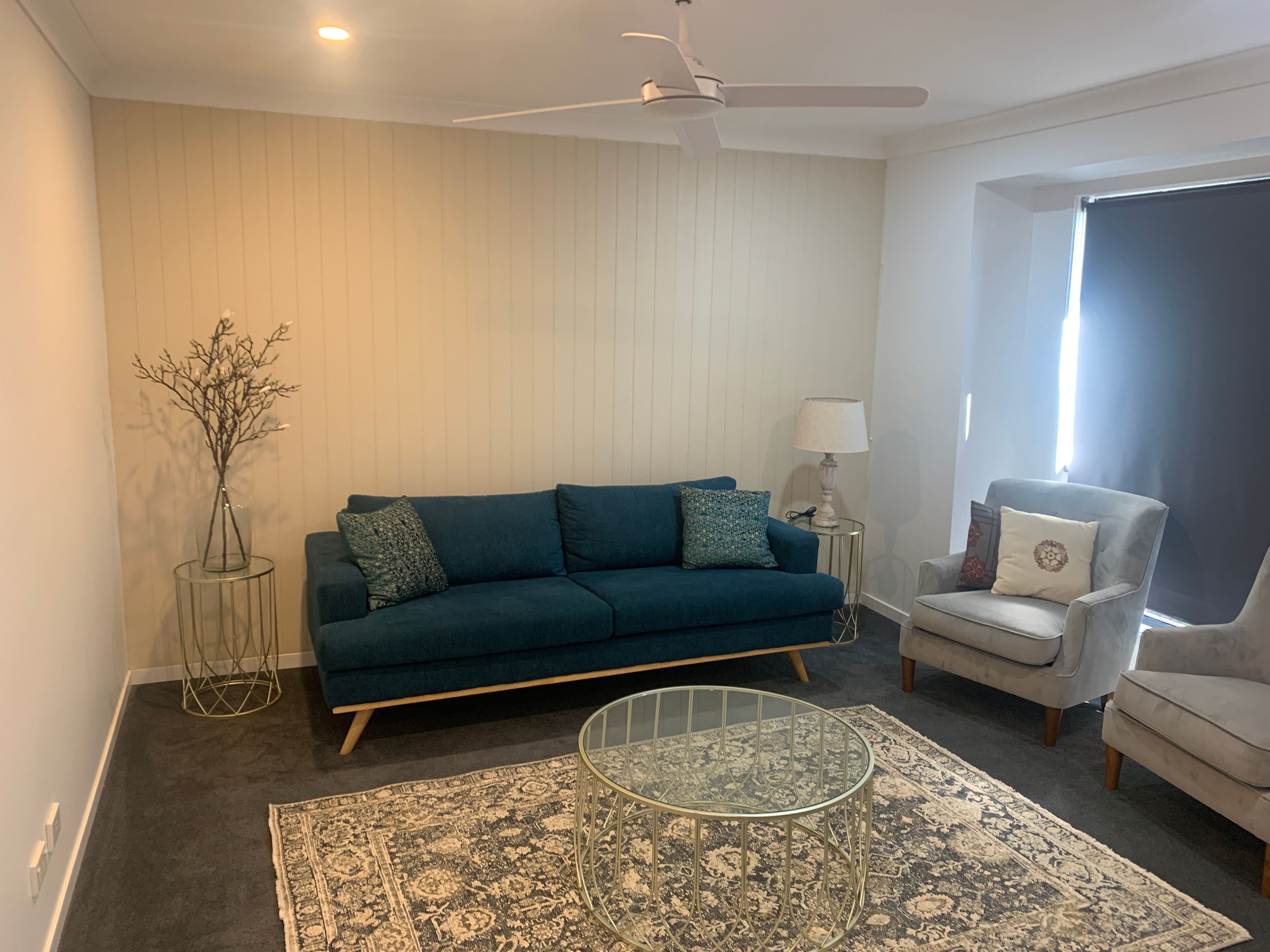 Living room VJ panel feature wall | Bunnings Workshop community