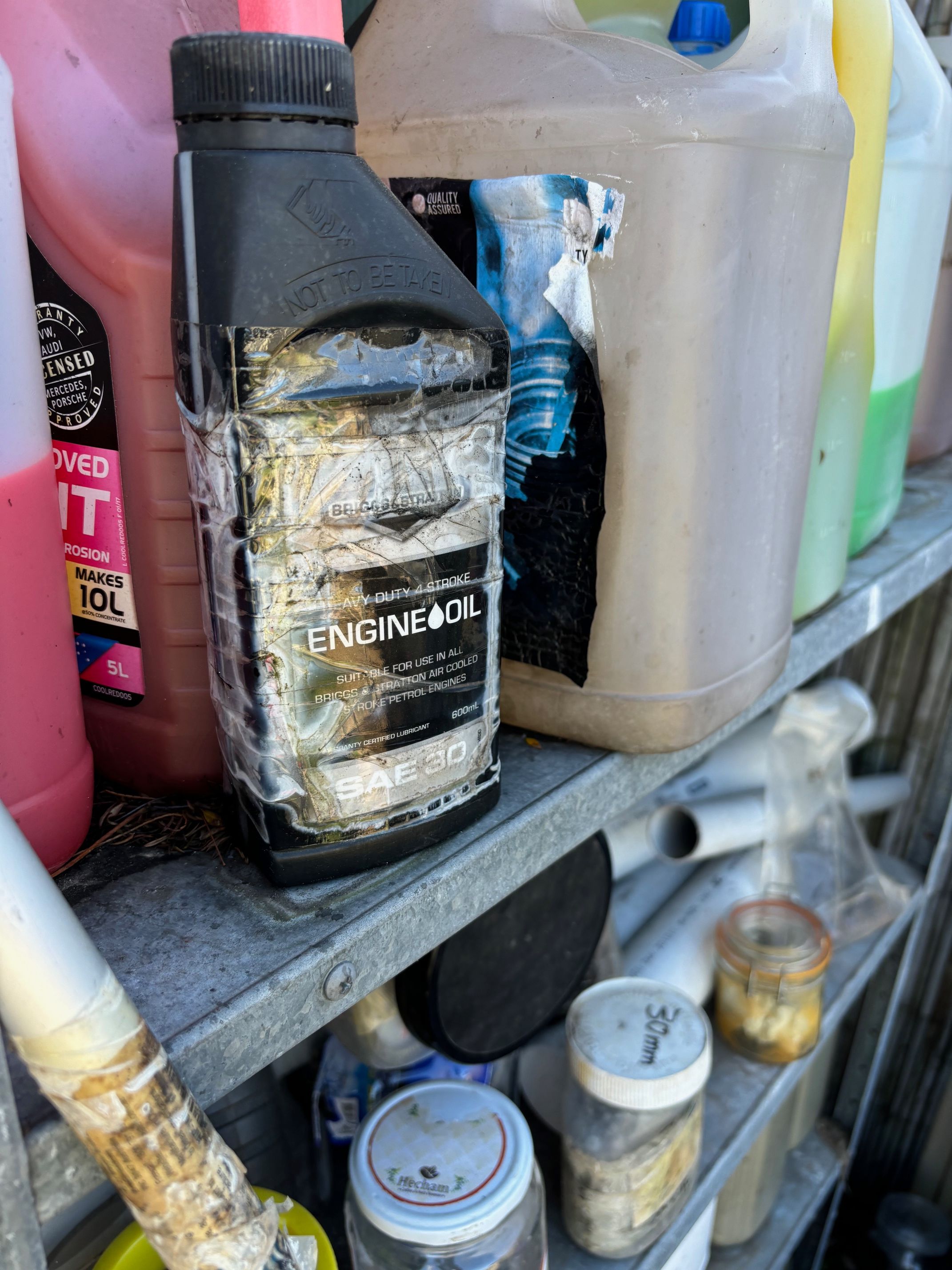 How do I keep bottle labels from weather... | Bunnings Workshop community