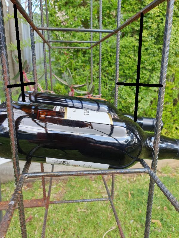 How to make a wine rack using steel rio ... | Bunnings Workshop community