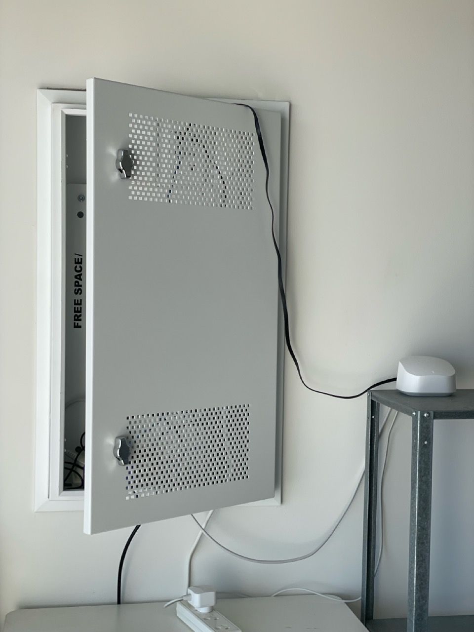 Solved: How to cut a hole on the NBN box? | Bunnings Workshop community