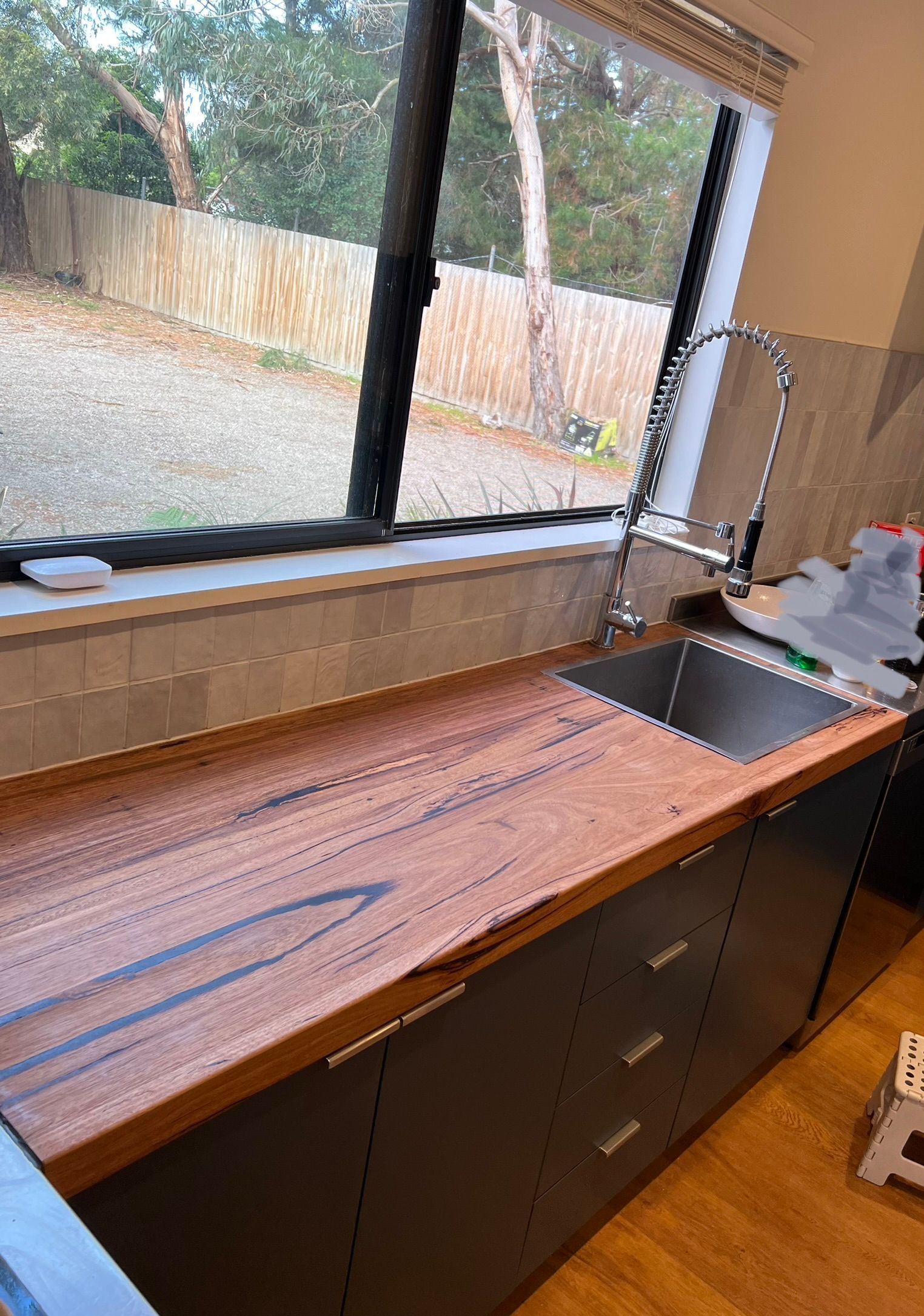 How to stop Blackbutt timber benchtop wa... | Bunnings Workshop community