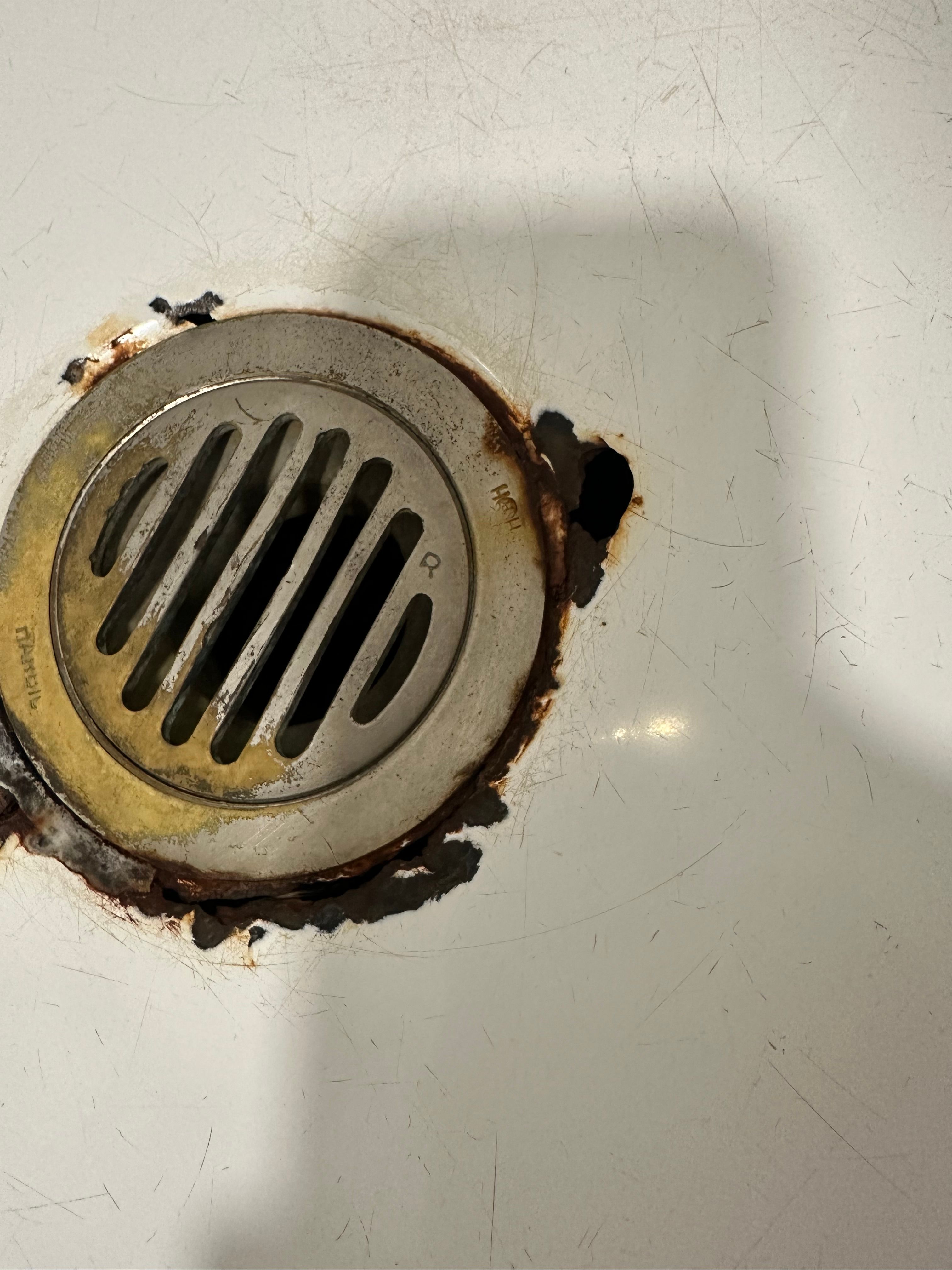 How to repair rusted metal shower tray? | Bunnings Workshop community