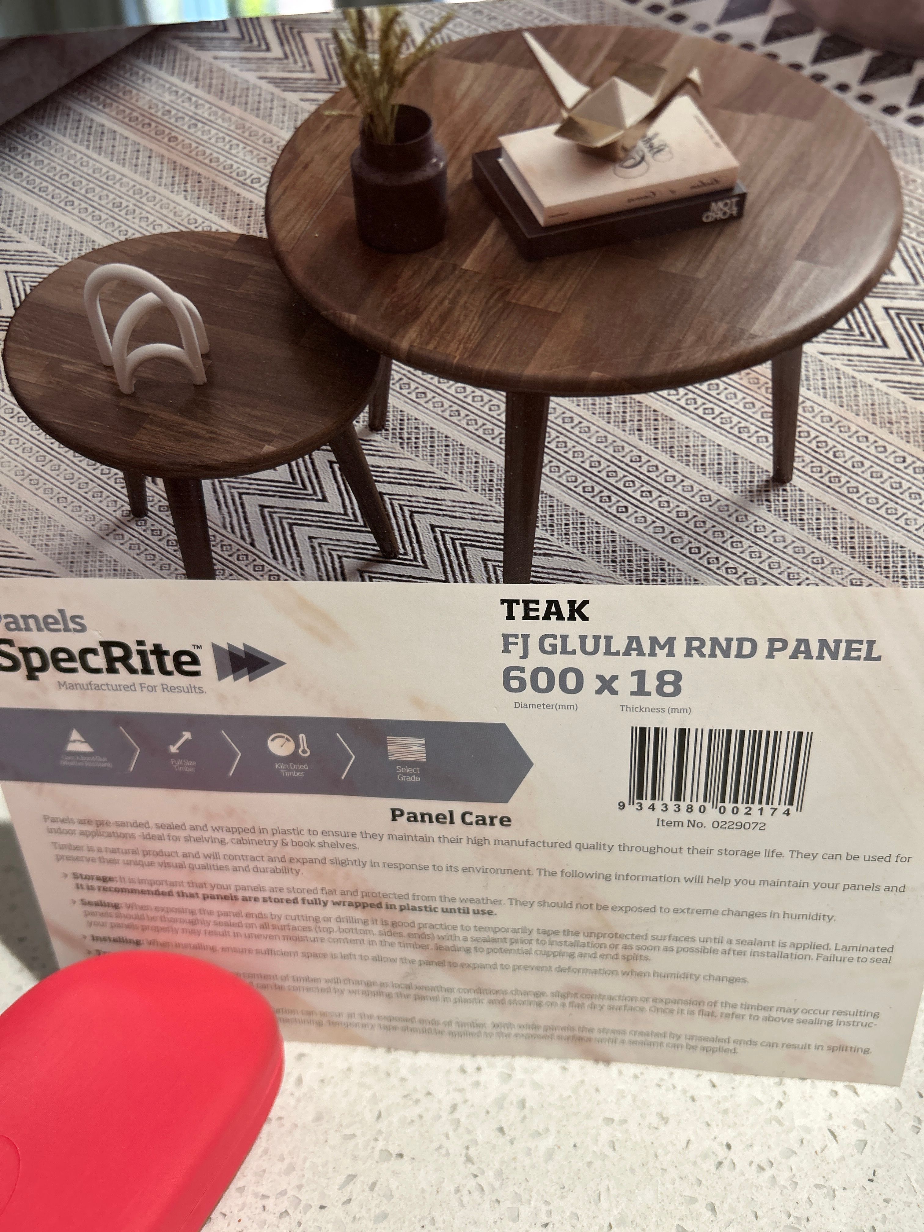 Can i use SpecRite Teak Panel as a chopp... | Bunnings Workshop community