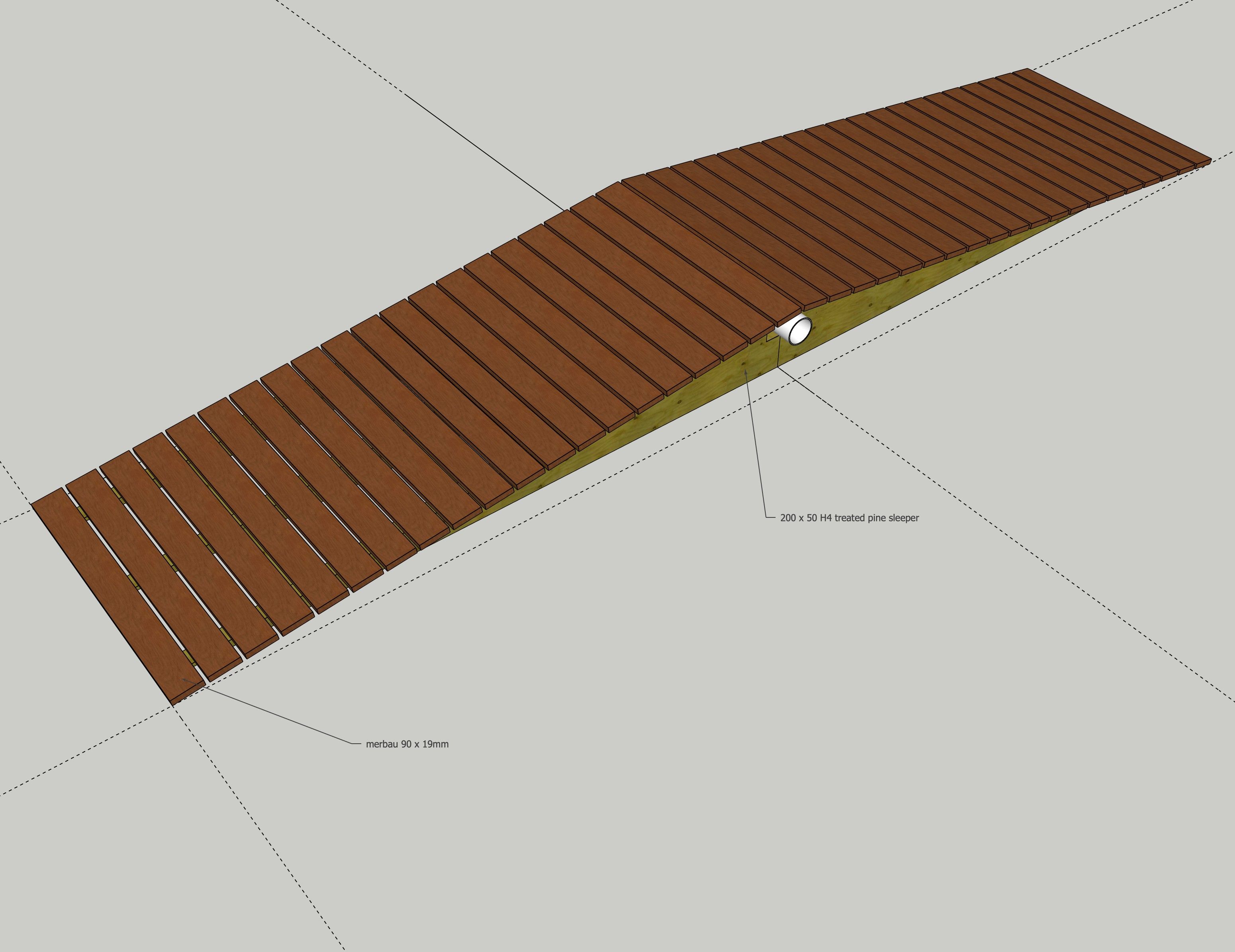 How to build a timber ramp over stormwat... | Bunnings Workshop community