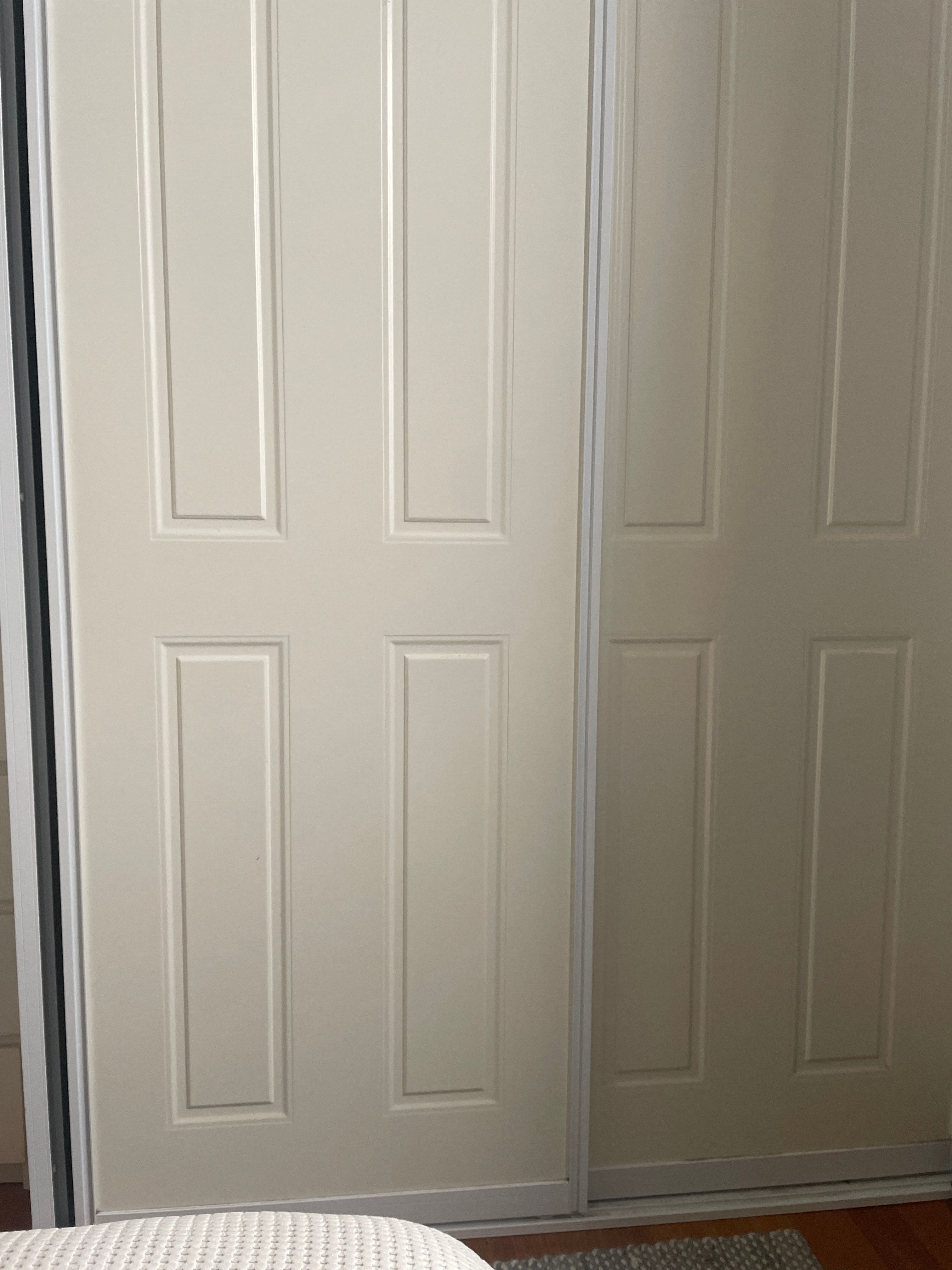 How to paint over vinyl sliding wardrobe... | Bunnings Workshop community