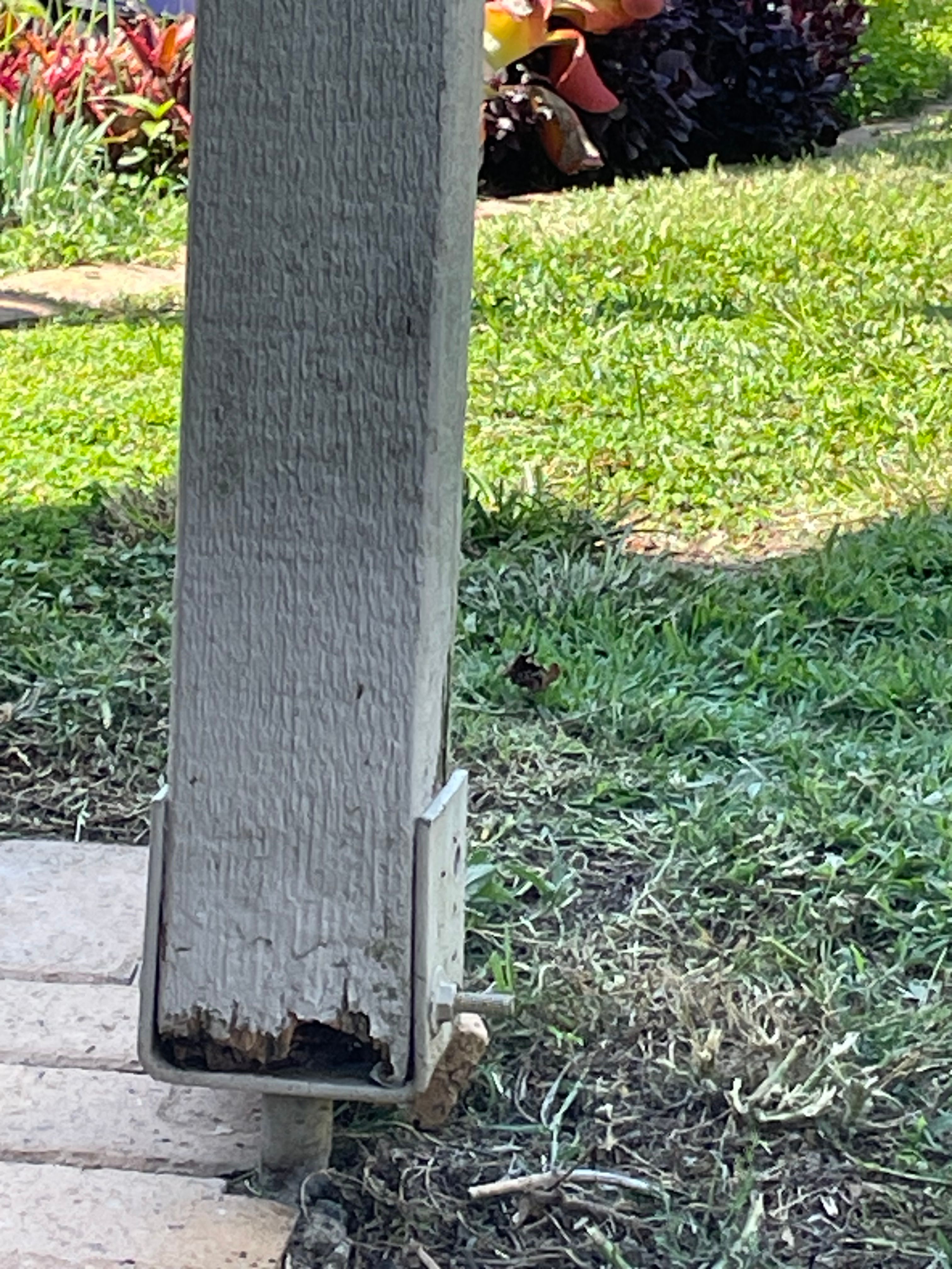 How to fix rotting timber posts? | Bunnings Workshop community