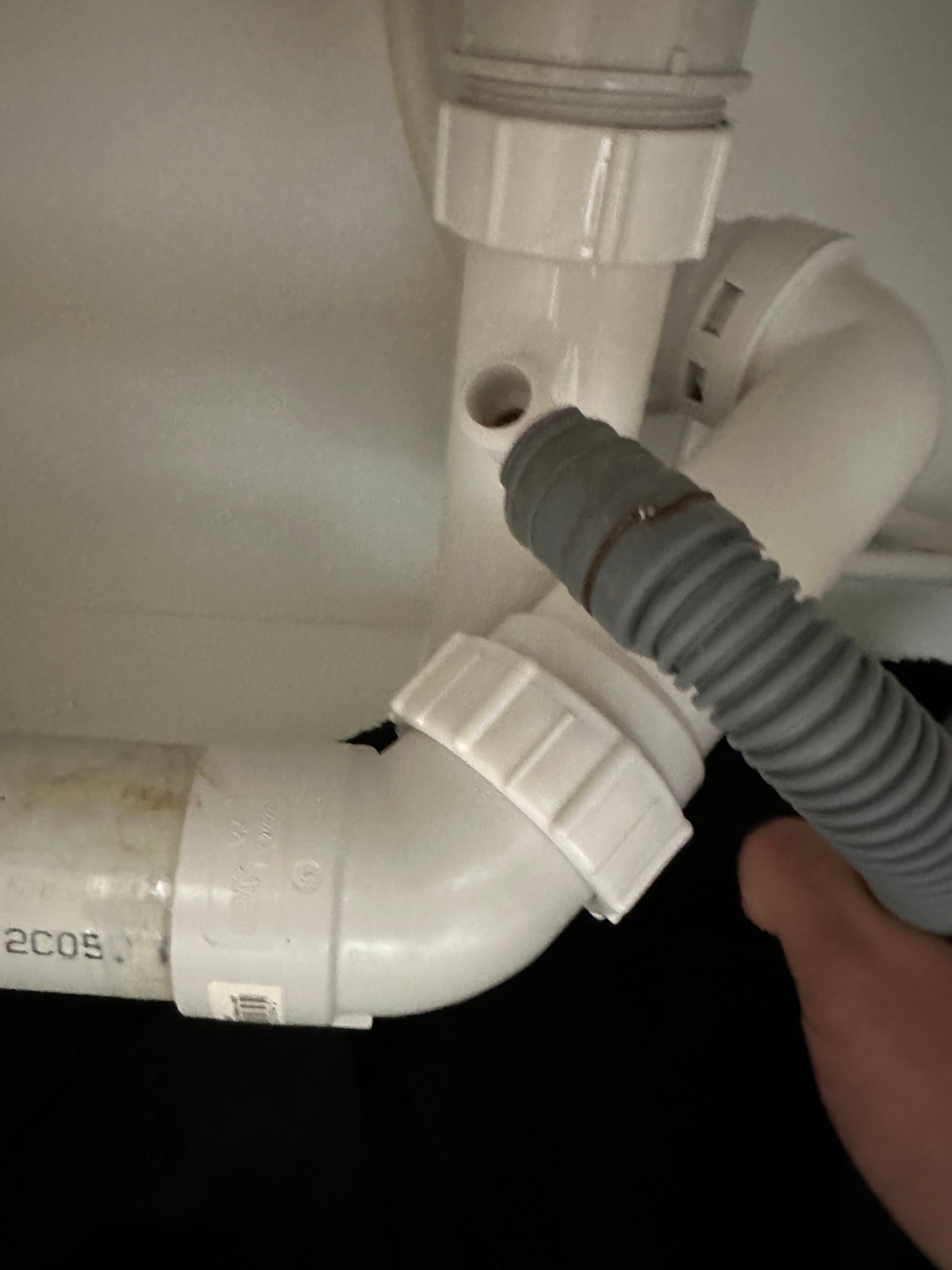 How to extend washing machine drain pipe... | Bunnings Workshop community