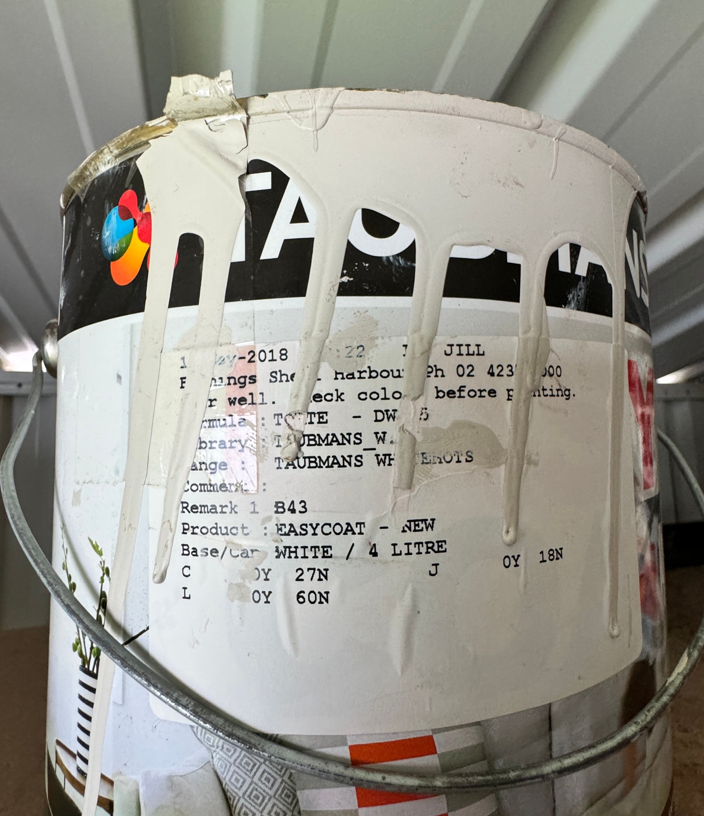 Solved: How to read a Bunnings paint label? | Bunnings Workshop community