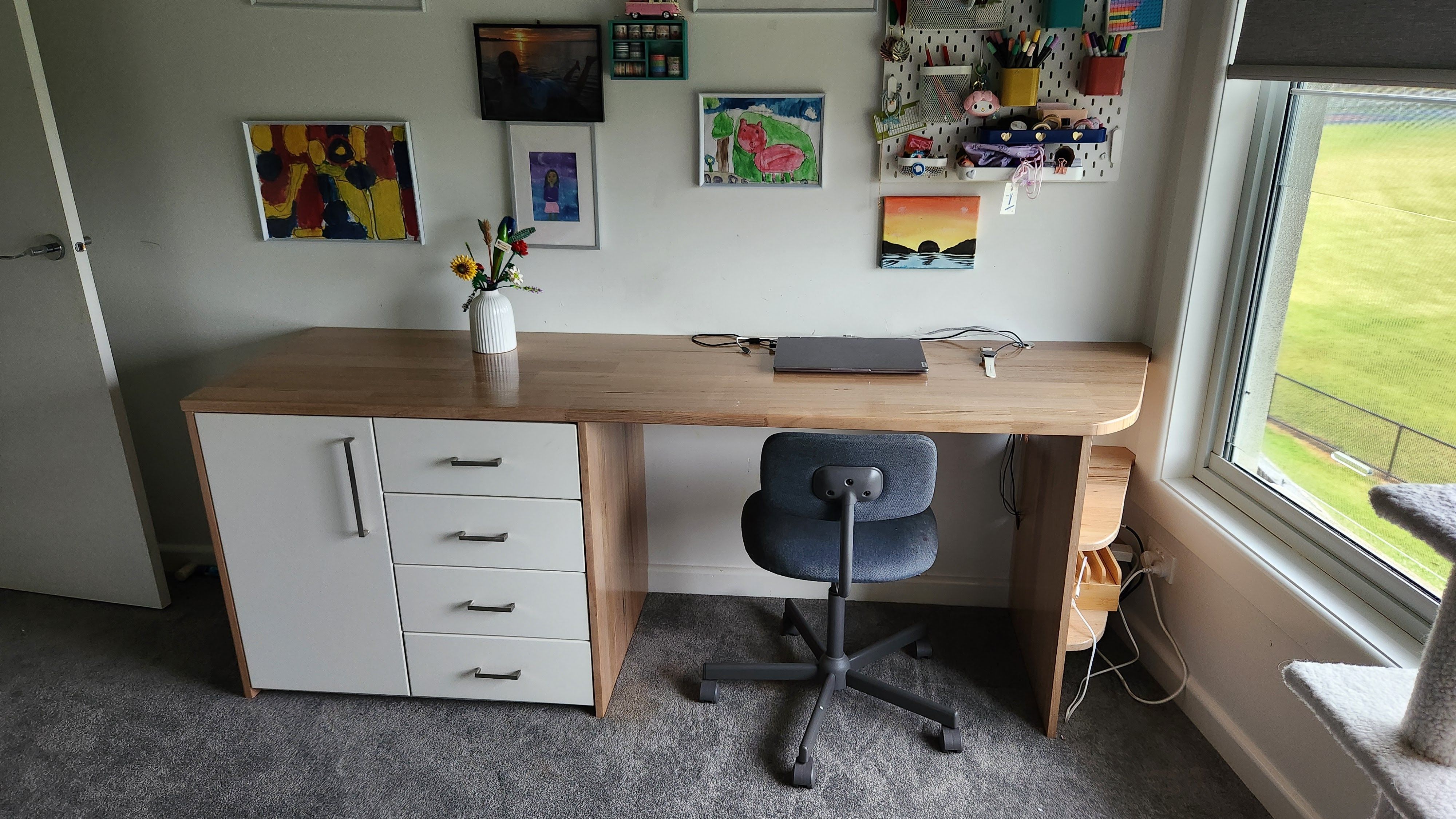 Custom office desk: Kaboodle Kitchen hac... | Bunnings Workshop community