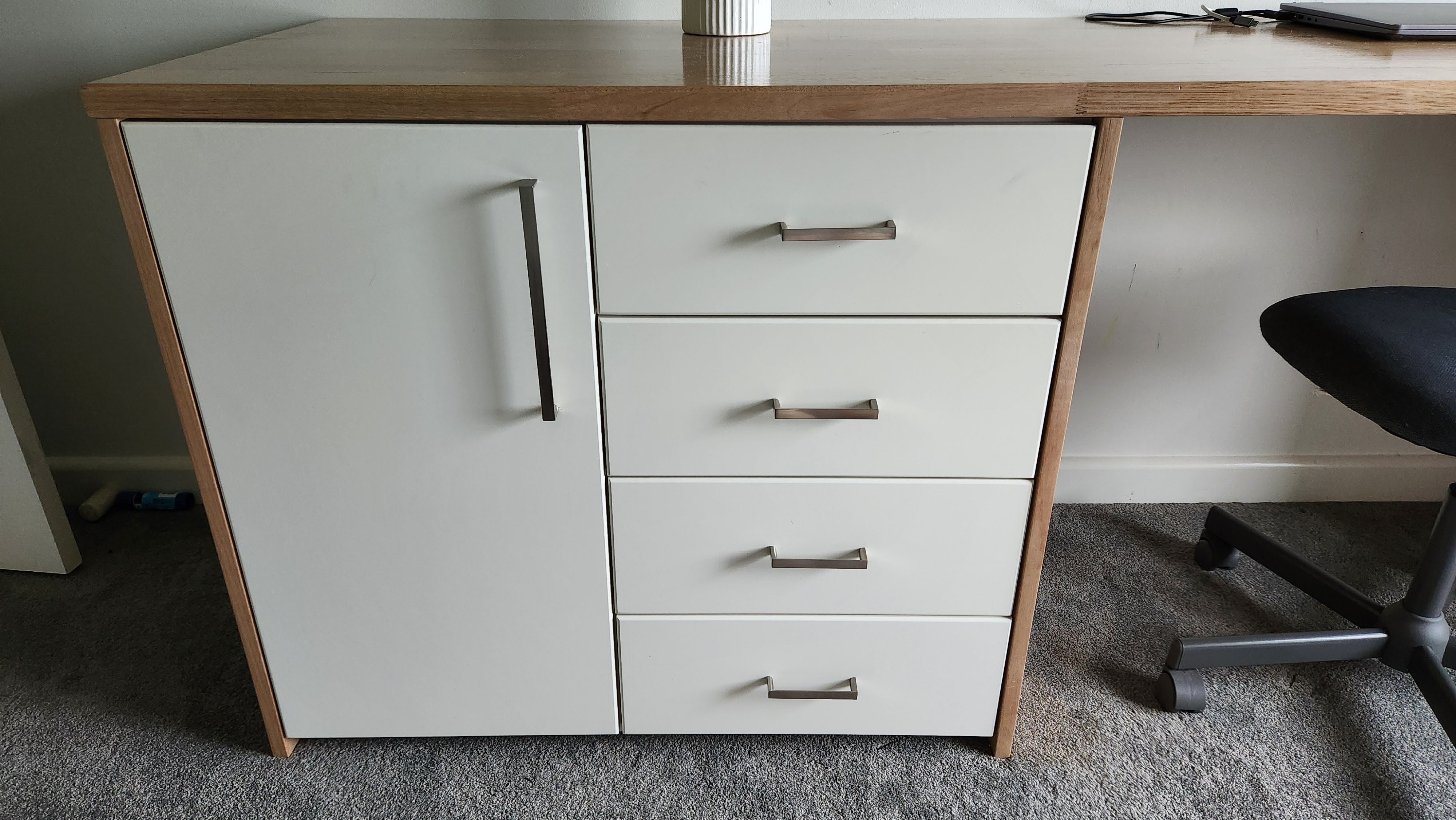 Custom office desk: Kaboodle Kitchen hac... | Bunnings Workshop community