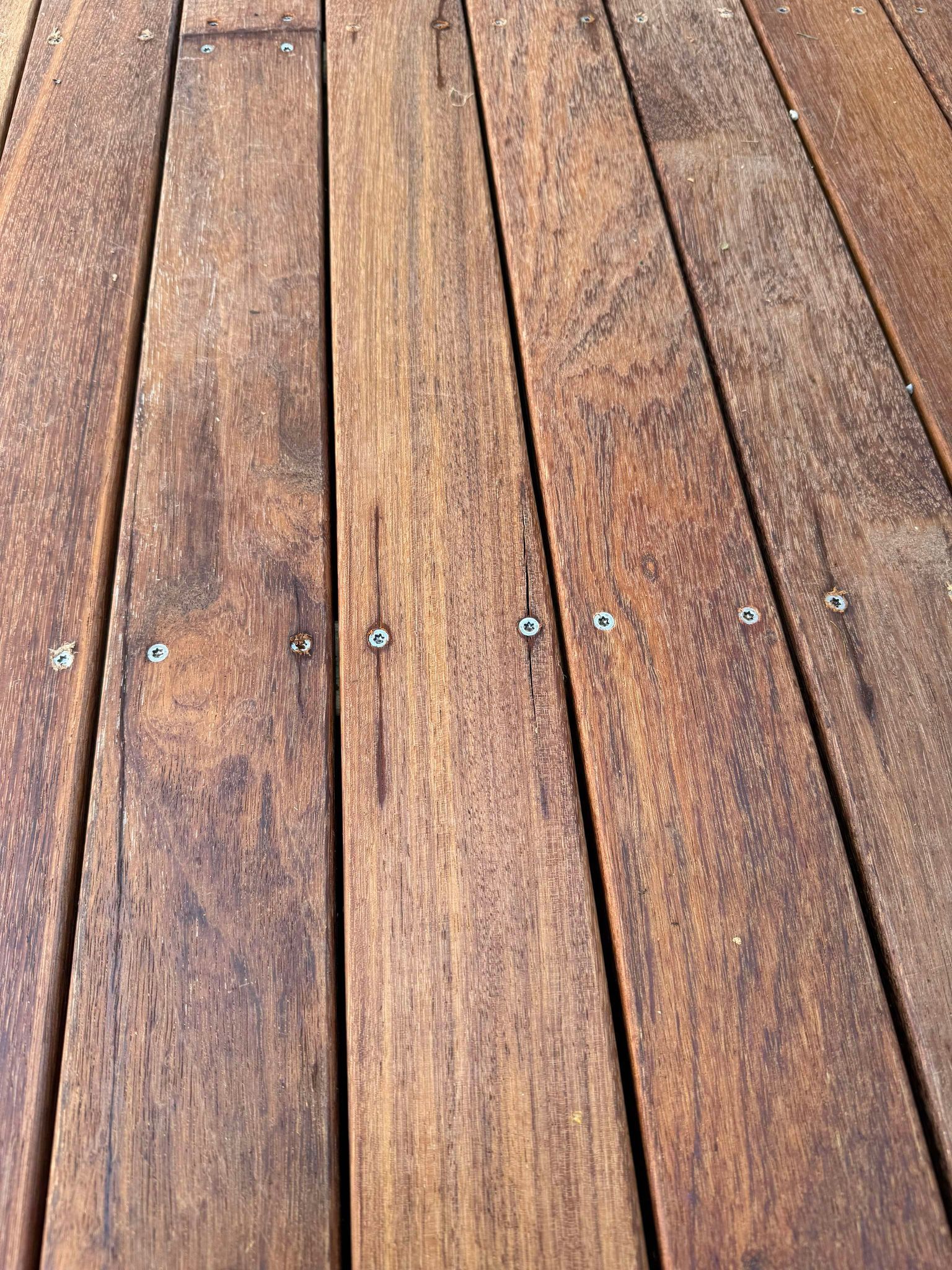 How to treat cracked Merbau decking? | Bunnings Workshop community
