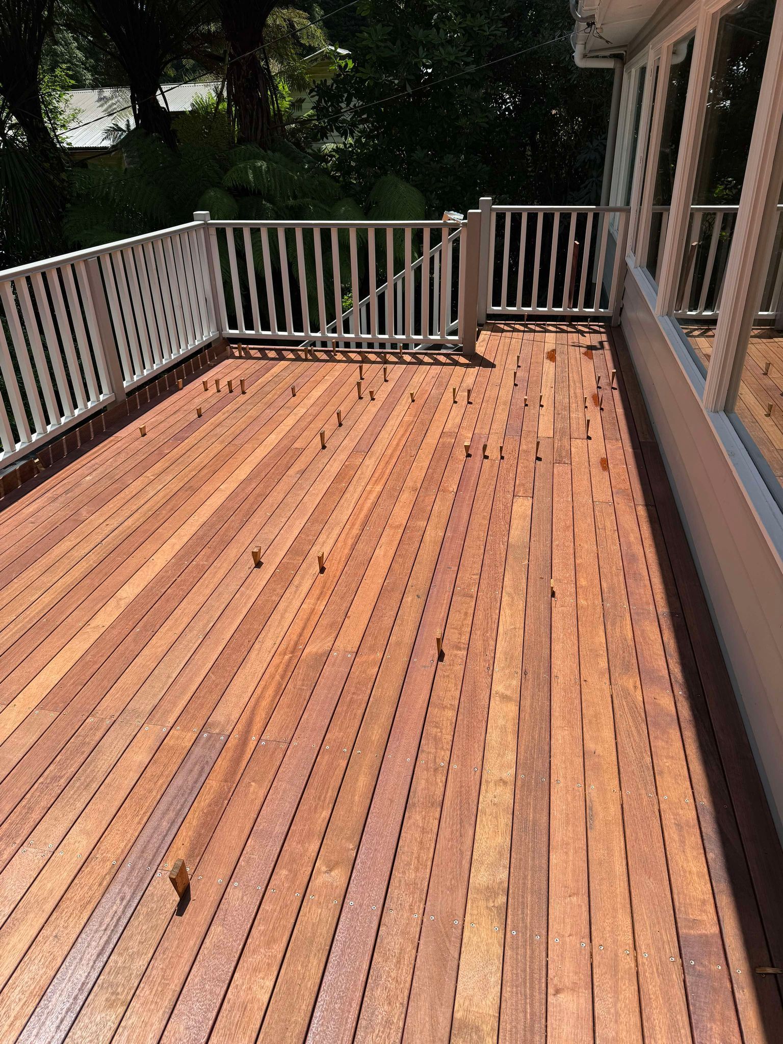 How to treat cracked Merbau decking? | Bunnings Workshop community