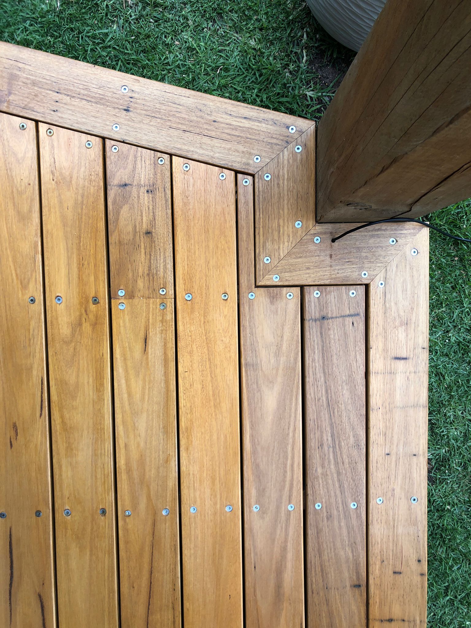 How to treat cracked Merbau decking? | Bunnings Workshop community