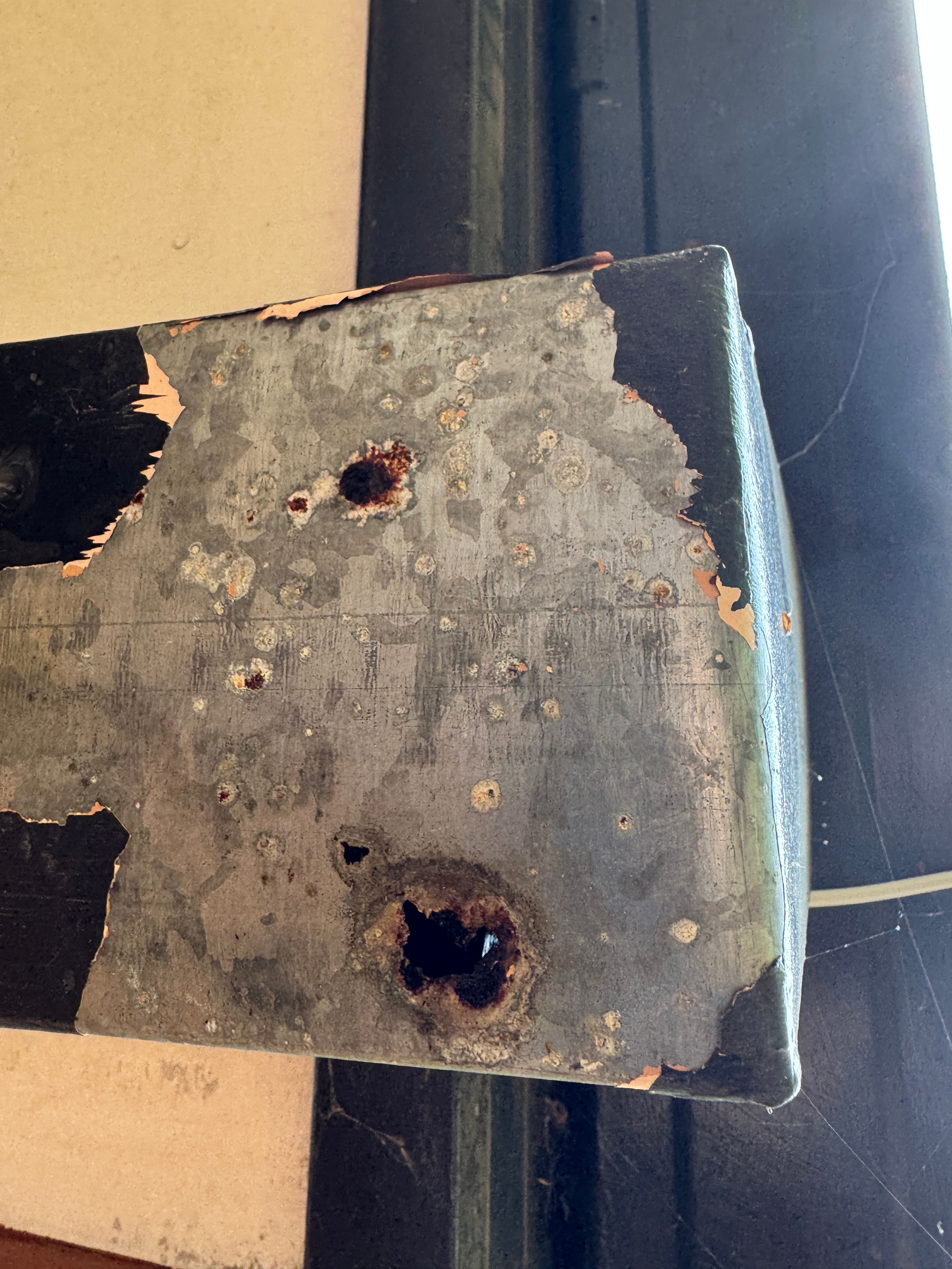 How to repair rust holes in downpipe? | Bunnings Workshop community