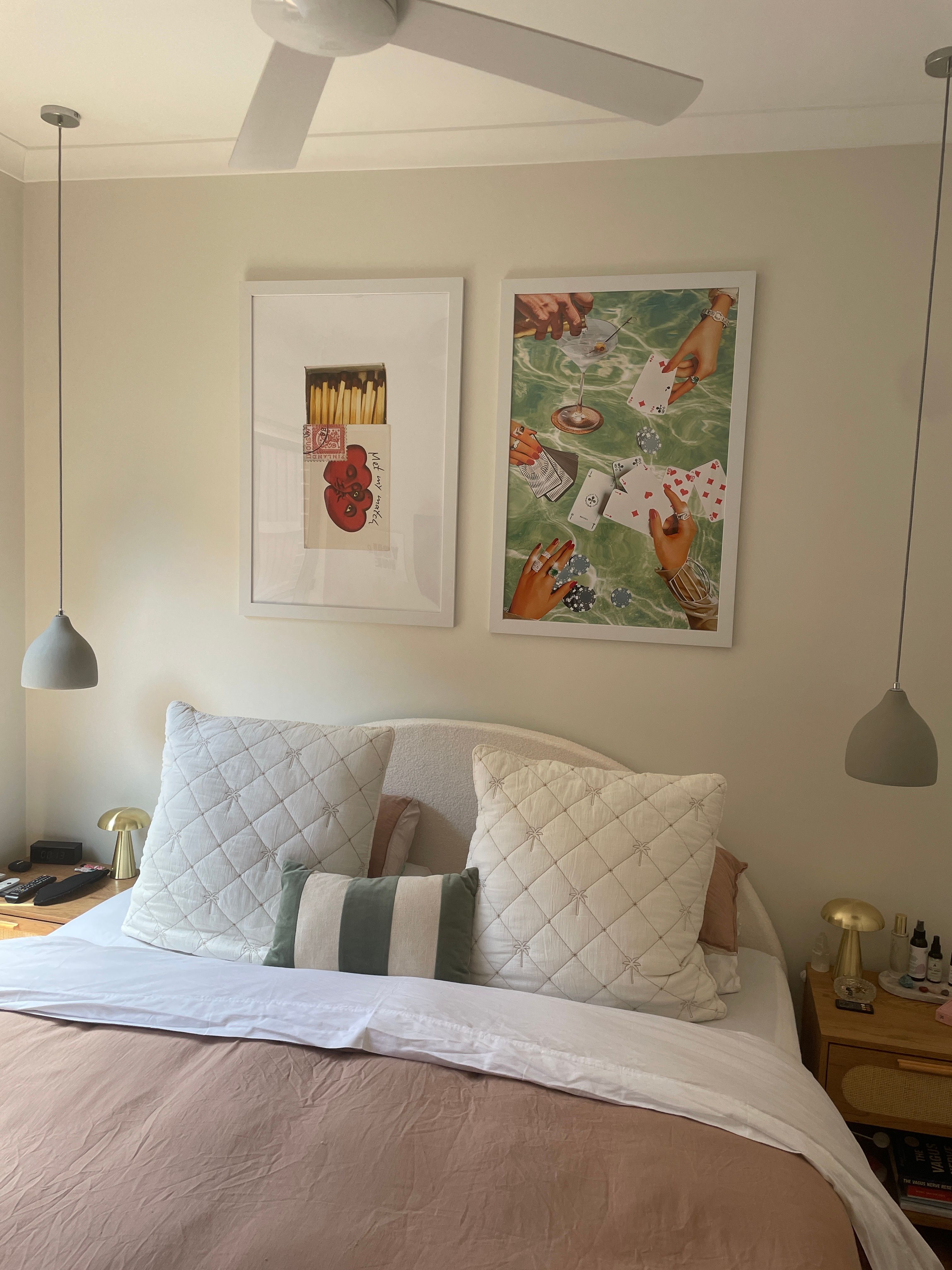 How to hang large poster frames on plast... | Bunnings Workshop community