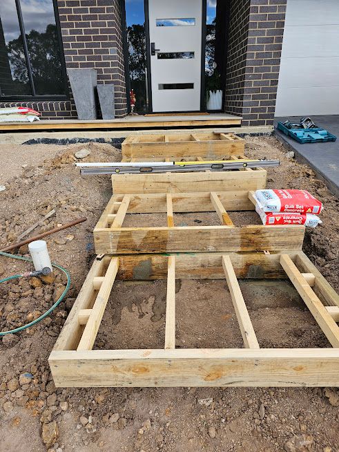 Ekodeck front entry deck and steps | Bunnings Workshop community