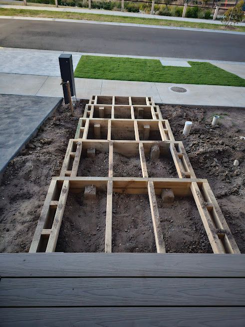 Ekodeck front entry deck and steps | Bunnings Workshop community