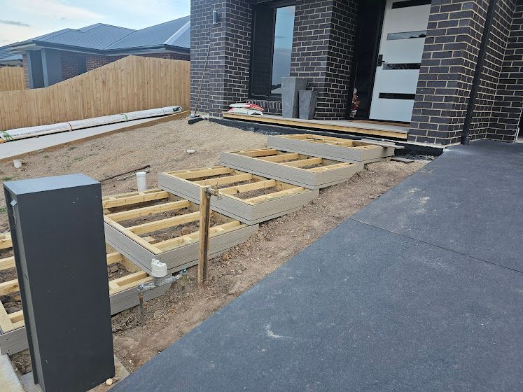 Ekodeck front entry deck and steps | Bunnings Workshop community