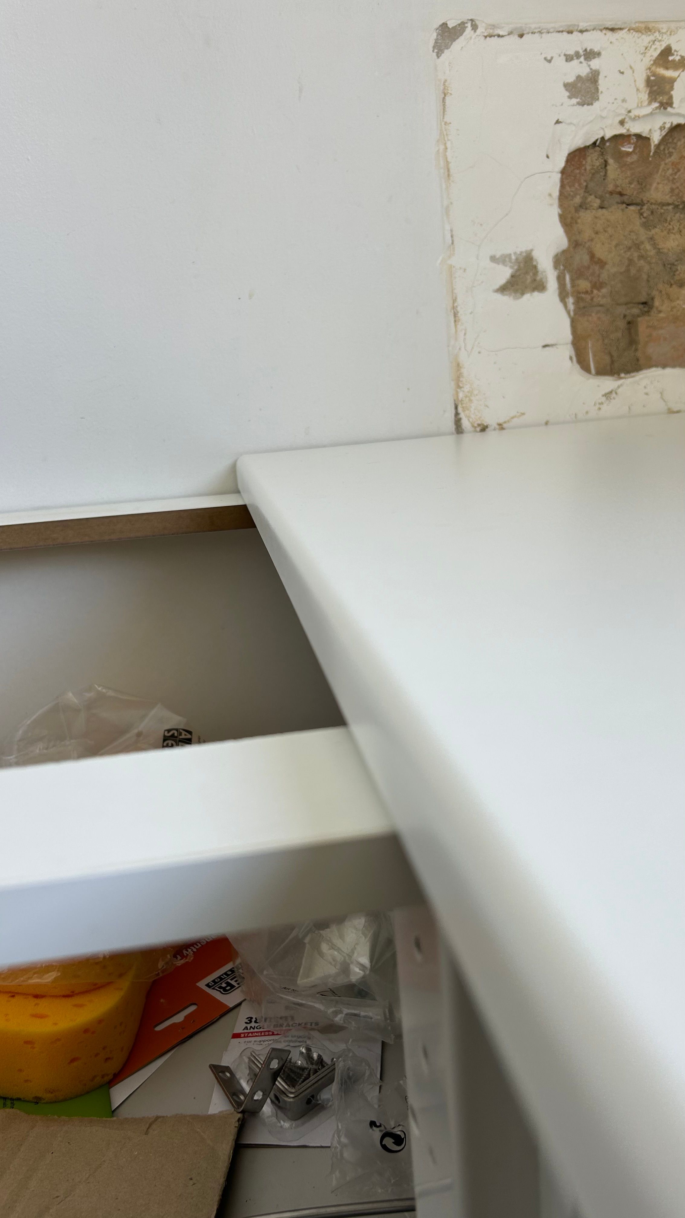 How to a corner join on curved benchtop ... | Bunnings Workshop community