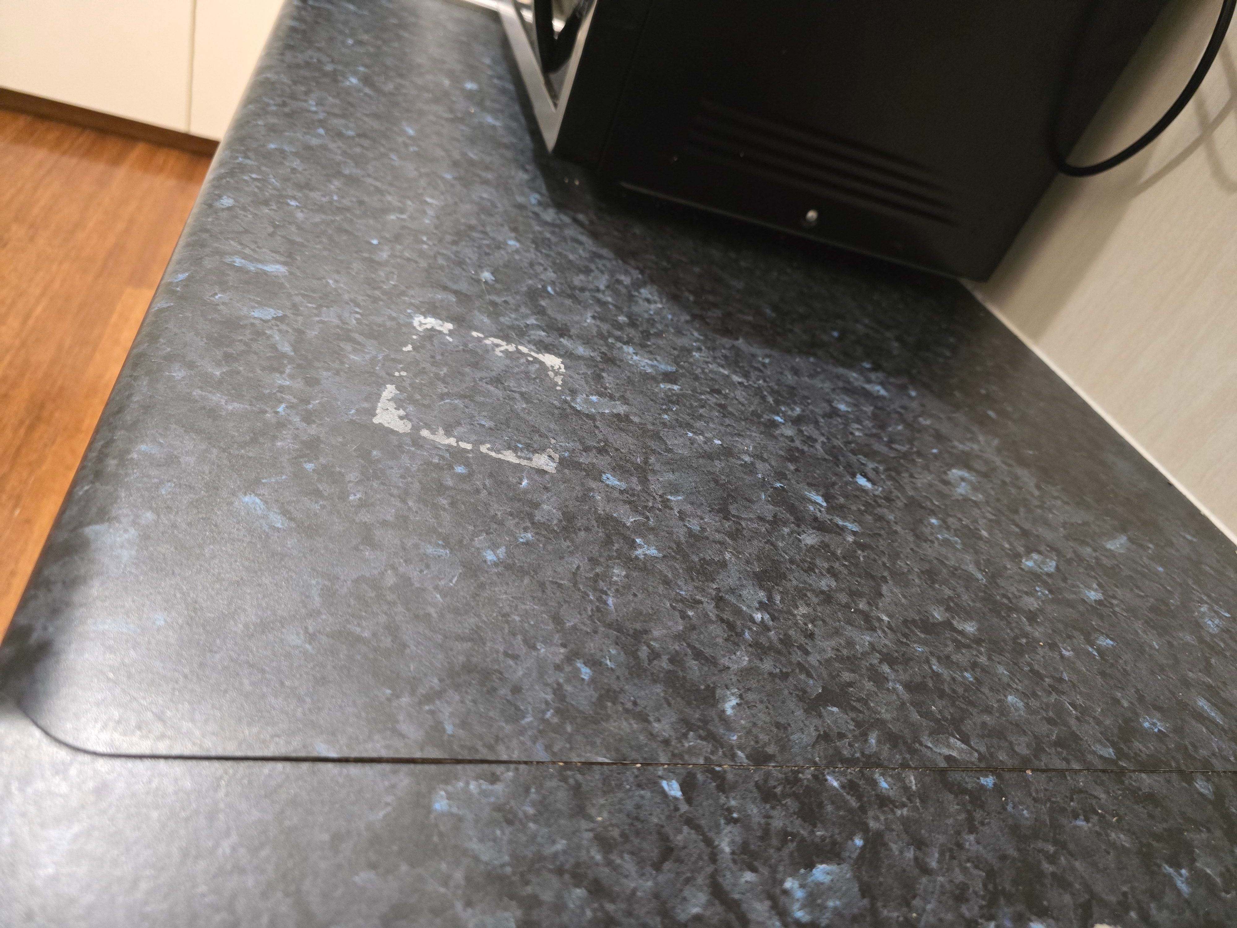 How to fix a burn mark on a kitchen benc... | Bunnings Workshop community