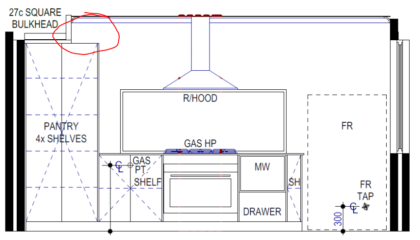 Overhead cabinet including hidden rangeh... | Bunnings Workshop community
