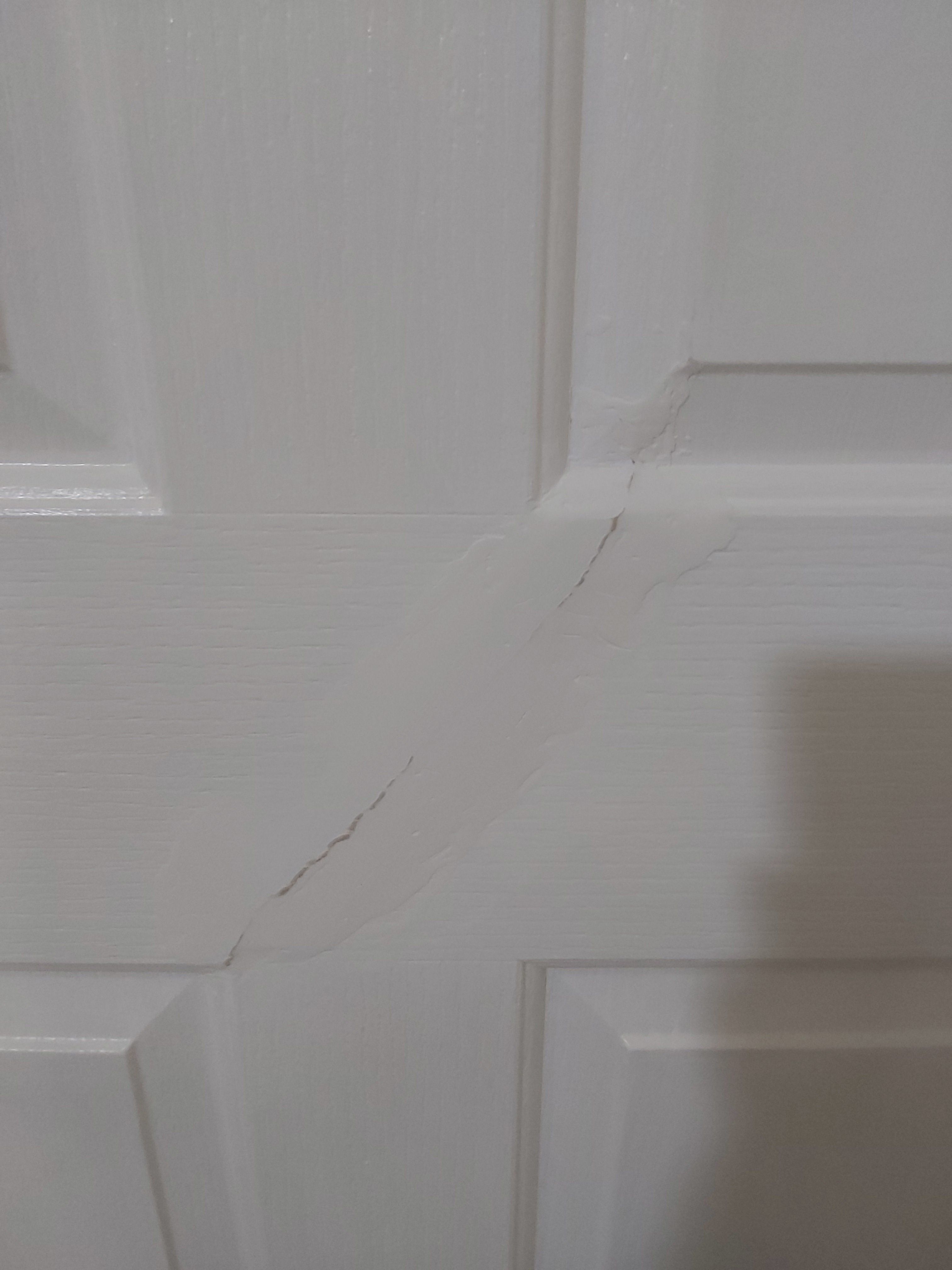 How to fix a big crack on bedroom wood d... - Page 2 | Bunnings ...