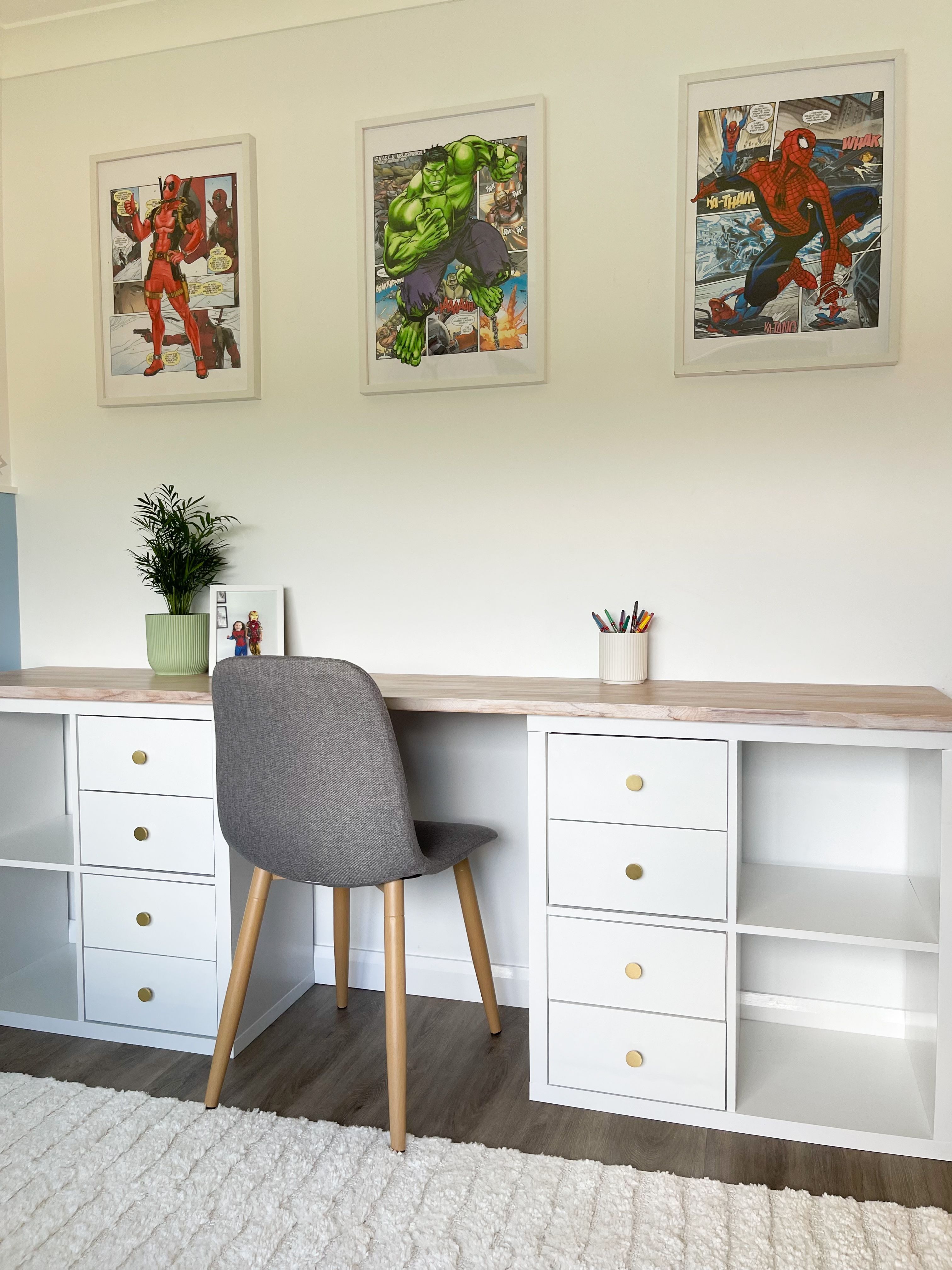 D.I.Y. desk using Flexi Storage Clever C... | Bunnings Workshop community