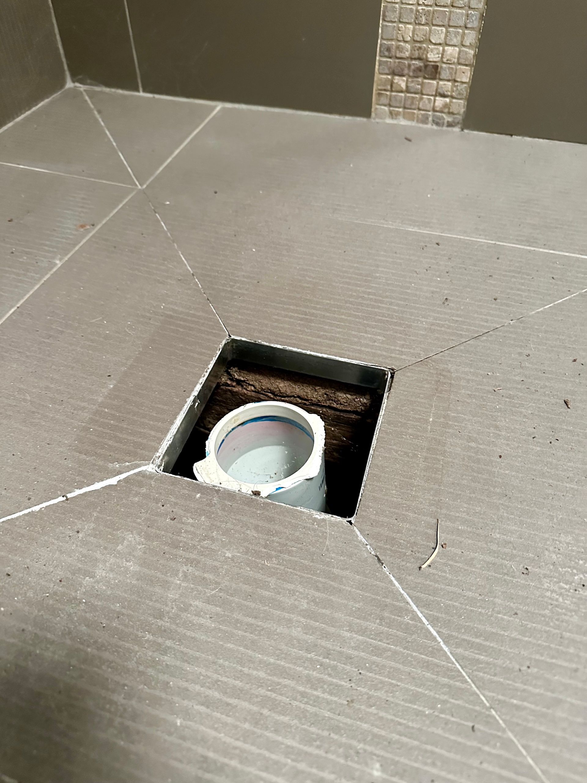 Shower Drain In Concrete