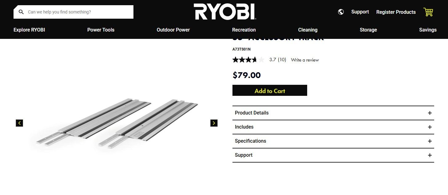 How to order Ryobi track saw rails? | Bunnings Workshop community