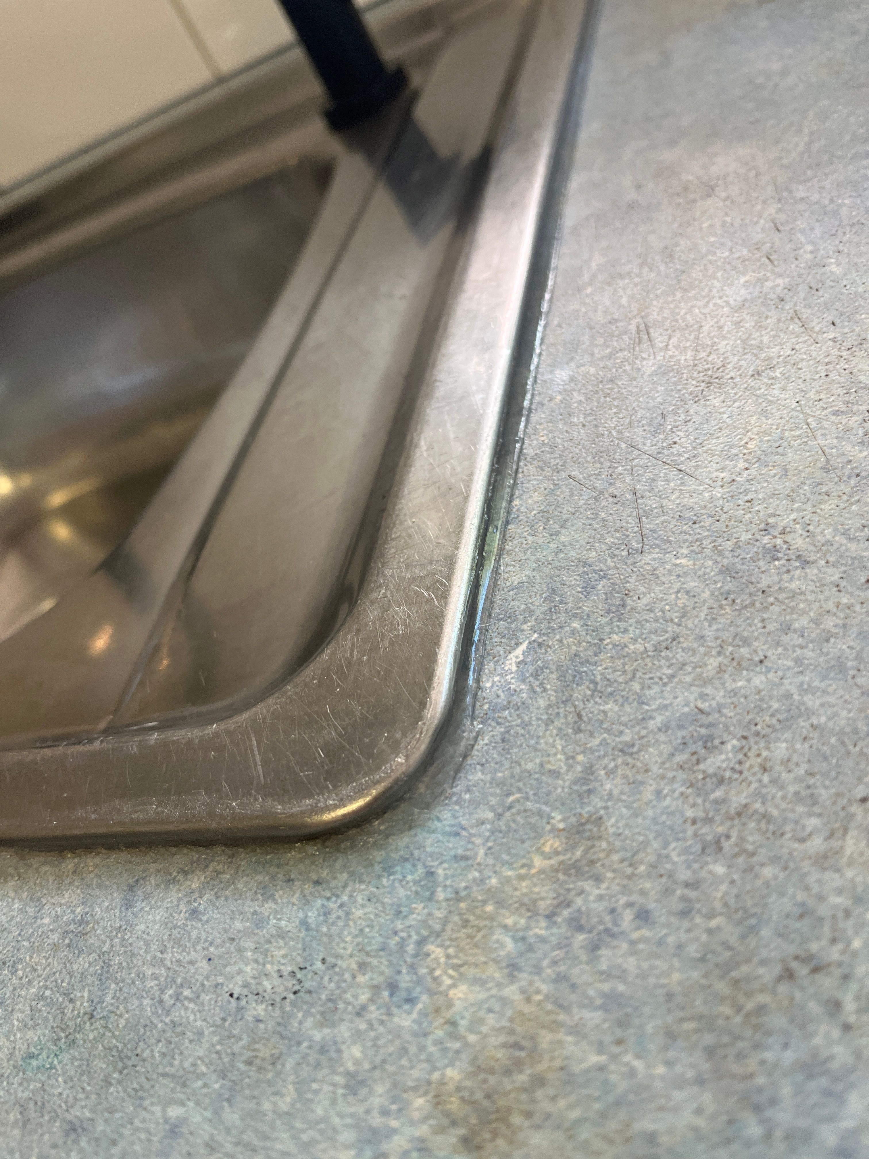 How do i fix up the kitchen sink edge? | Bunnings Workshop community