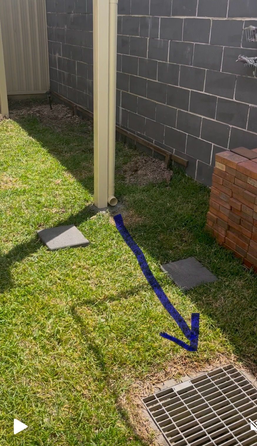 How to extend patio down pipe drainage? | Bunnings Workshop community