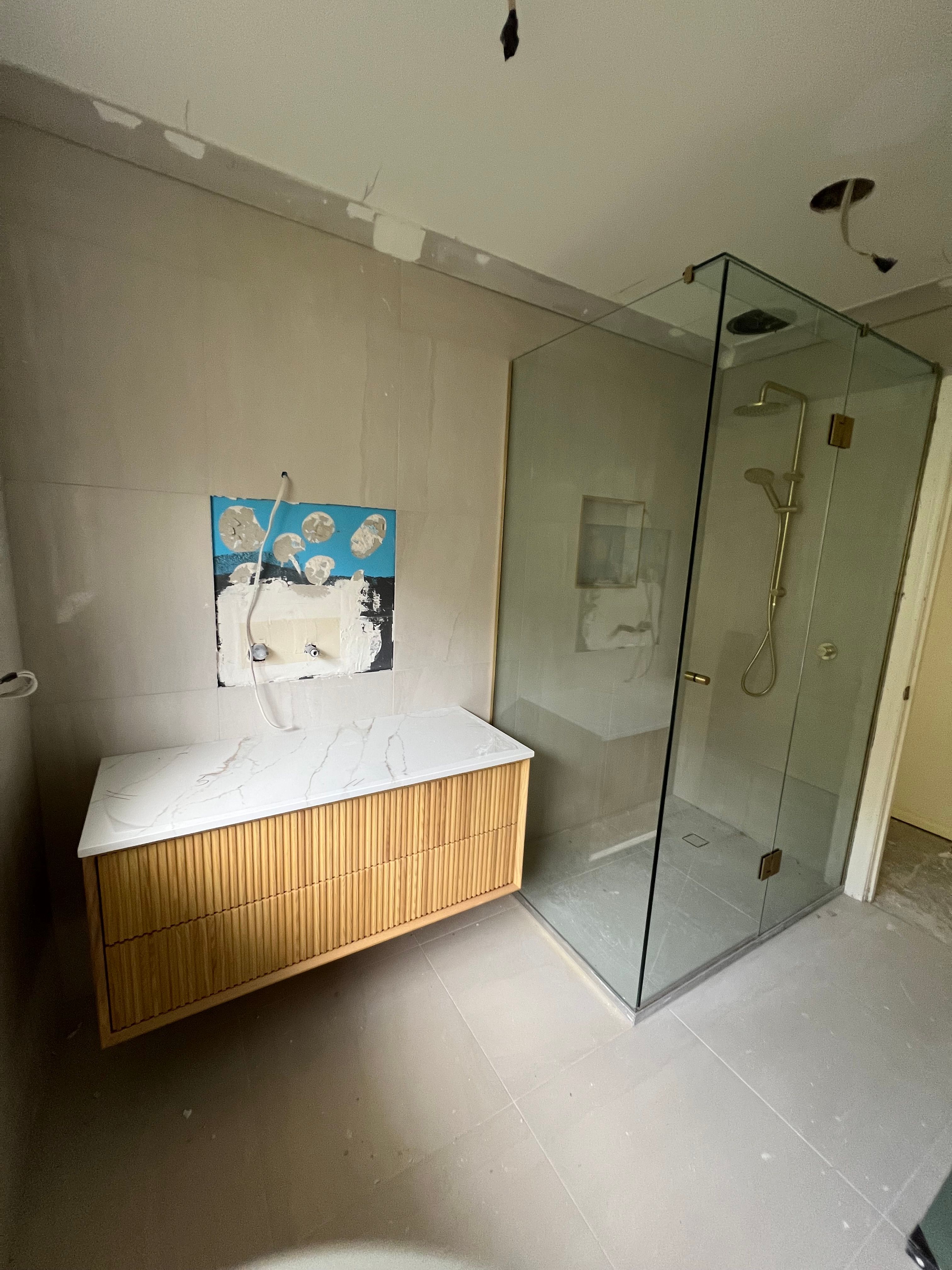 How to patch a hole in bathroom wall? - Page 2 | Bunnings Workshop ...