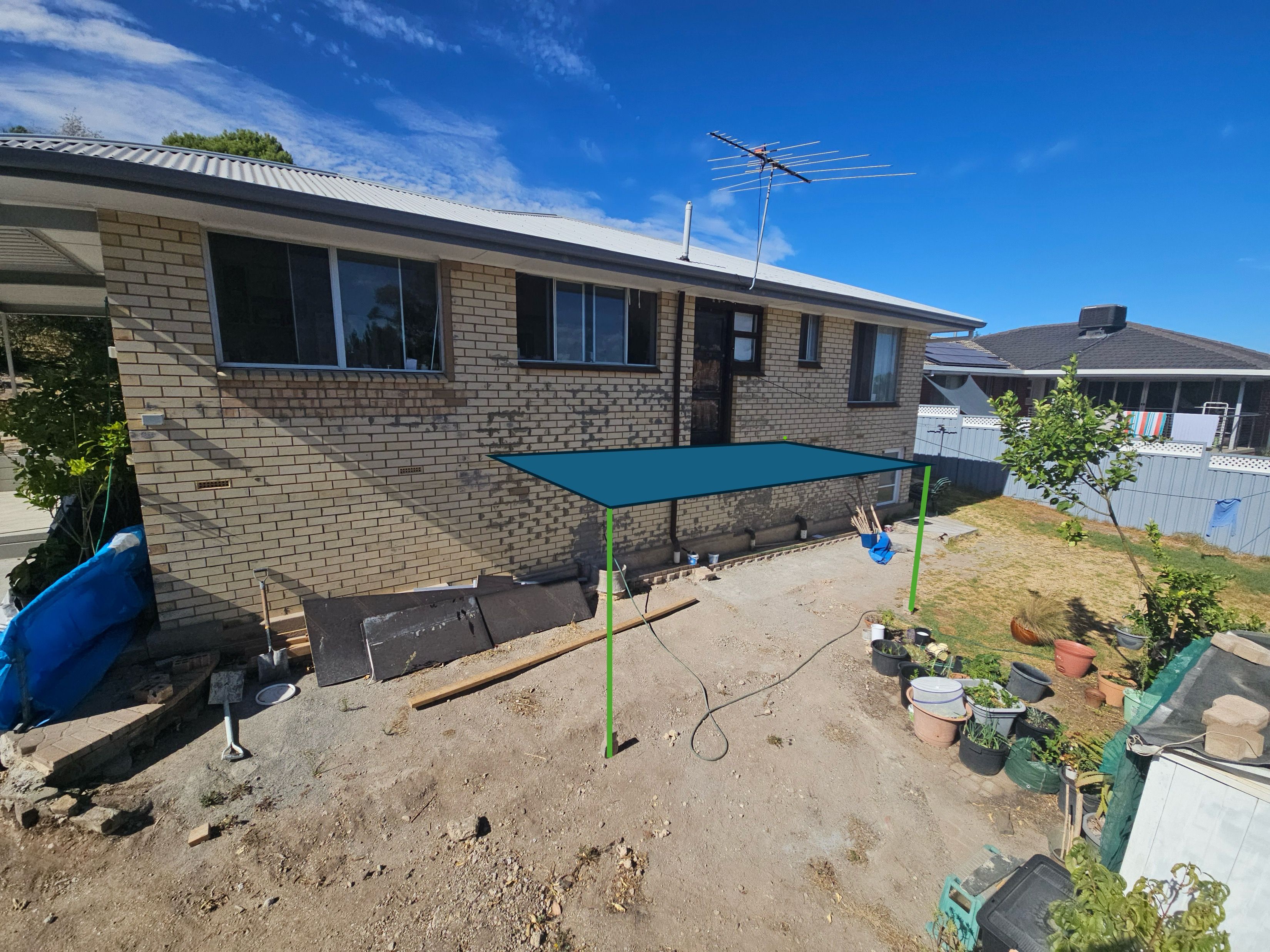Solved: How to build deck over gently sloping gr... | Bunnings Workshop ...