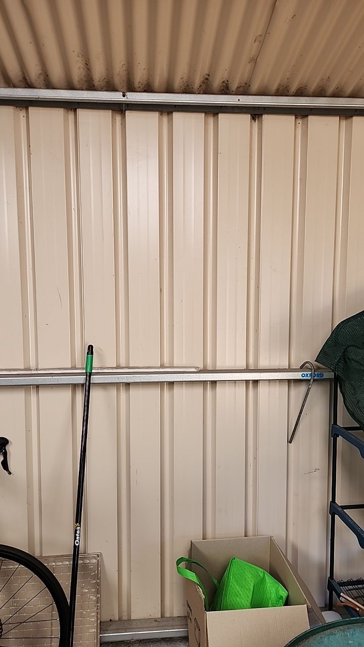 How to install bike racks on metal shed ... | Bunnings Workshop community