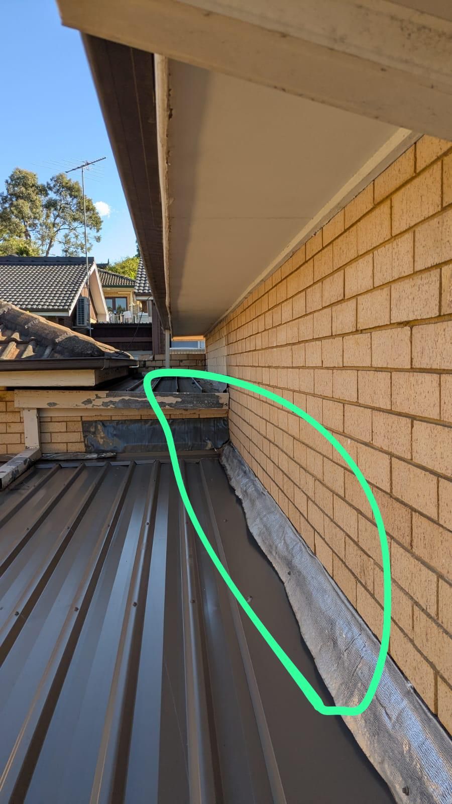 flashing for flat colorbond roof | Bunnings Workshop community