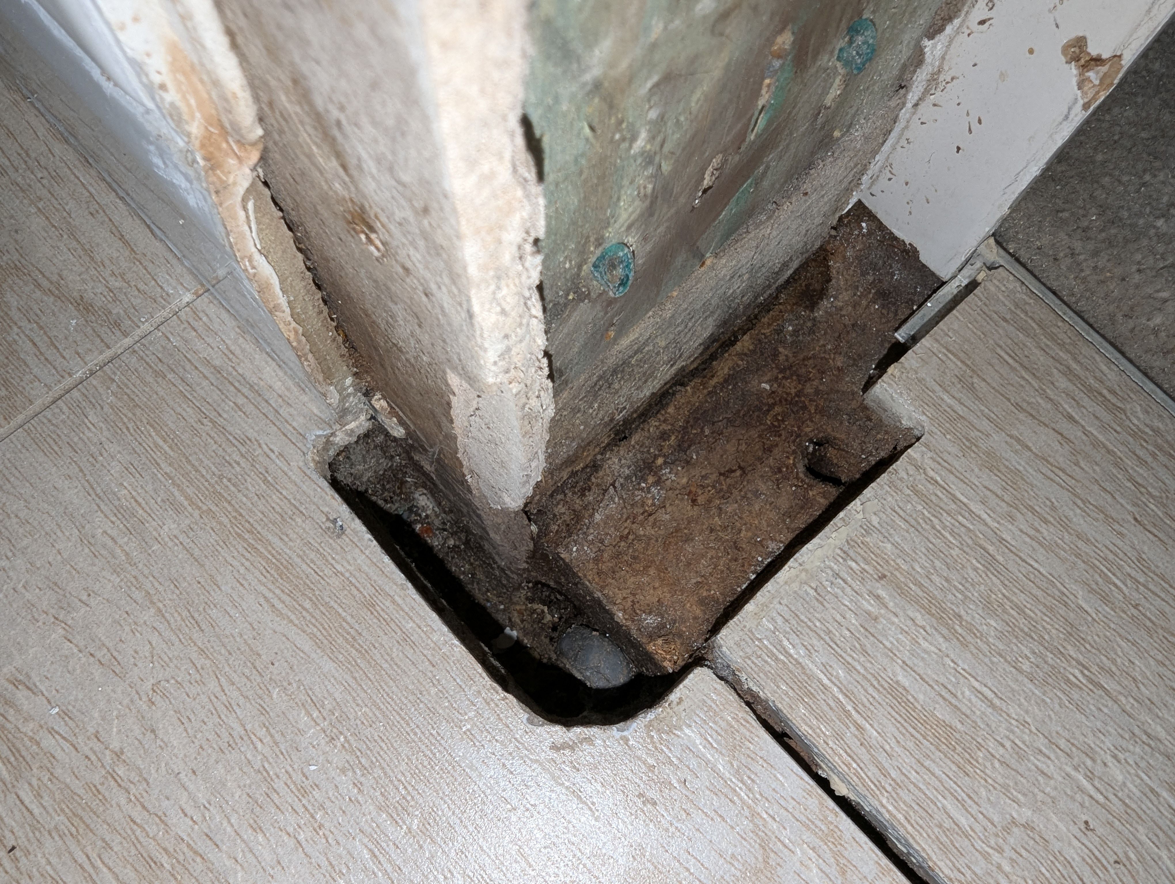 How to fill a void in bathroom floor? | Bunnings Workshop community